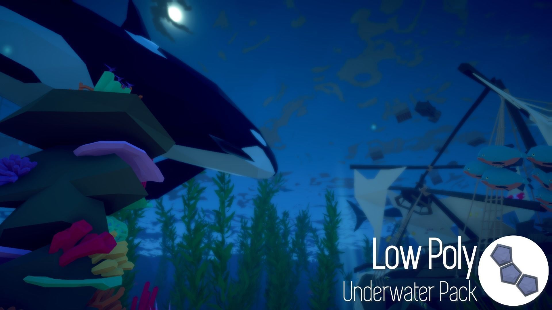 3D model Low Poly Underwater Pack VR / AR / low-poly | CGTrader