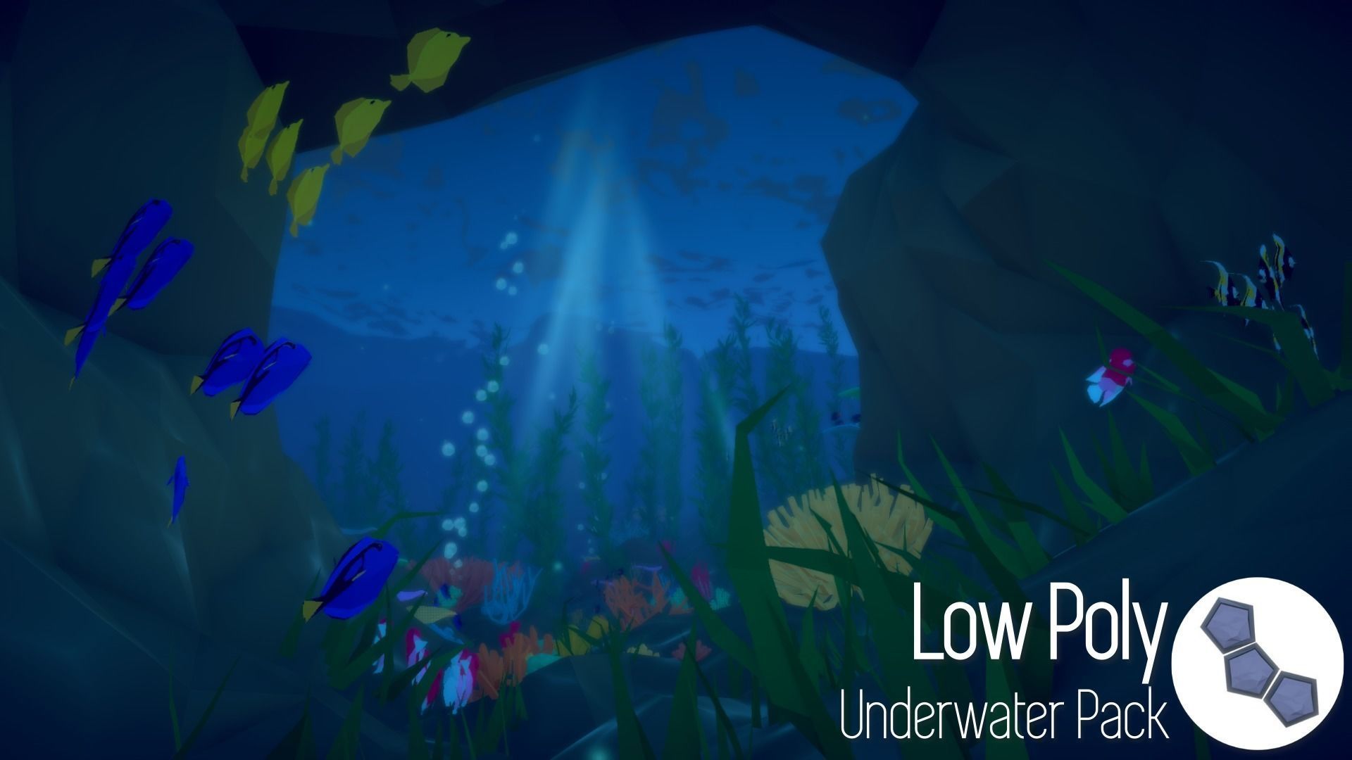3D model Low Poly Underwater Pack VR / AR / low-poly | CGTrader