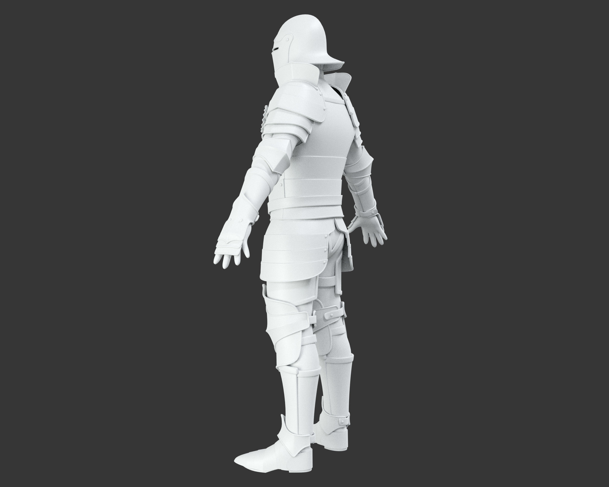 3D model Medieval Noble Armor Suit VR / AR / low-poly | CGTrader