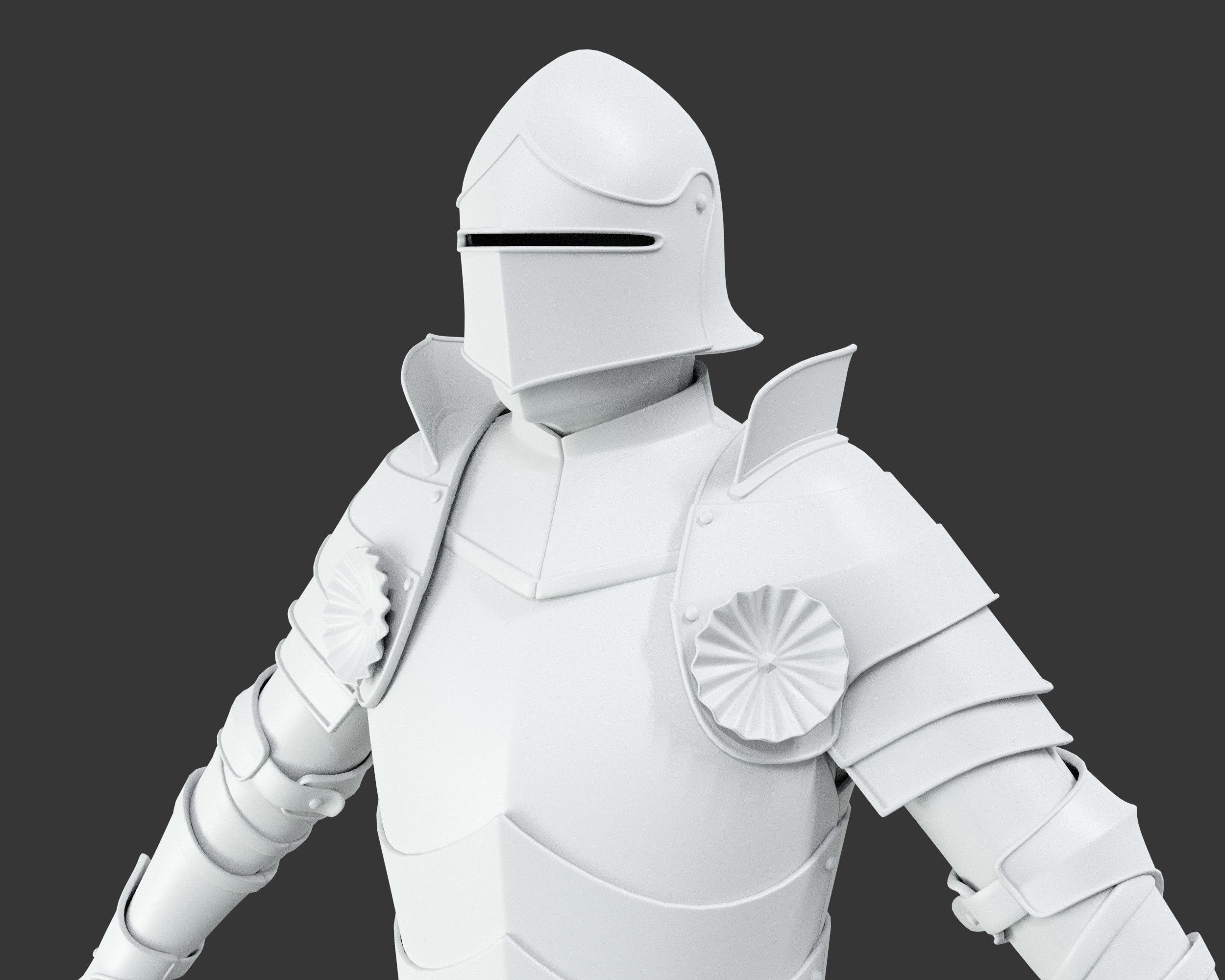 3D model Medieval Noble Armor Suit VR / AR / low-poly | CGTrader