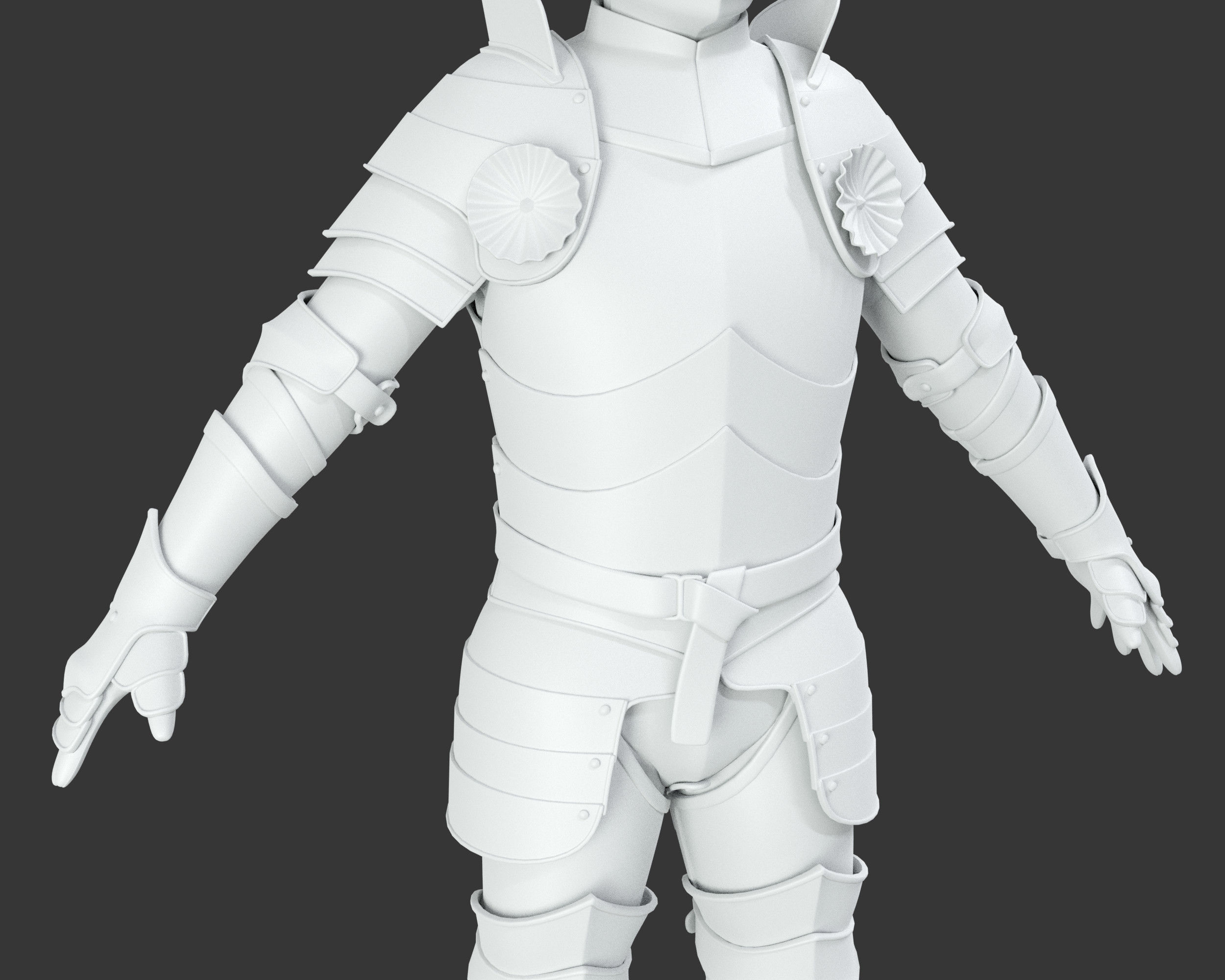 3D model Medieval Noble Armor Suit VR / AR / low-poly | CGTrader