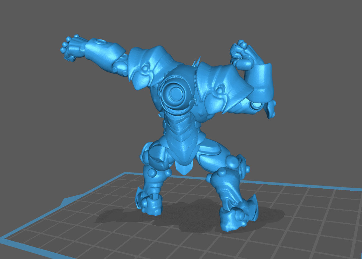 Reinhardt - Flex 3D model 3D printable | CGTrader