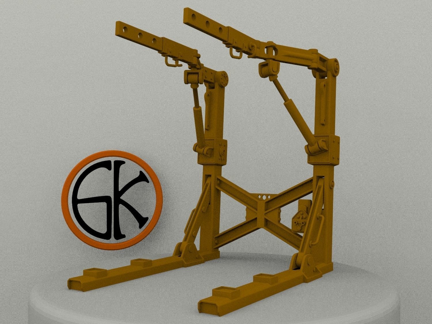 Power Armor Lifter from the game Fallout 4 Part 1 Scale 1 3D model 3D ...