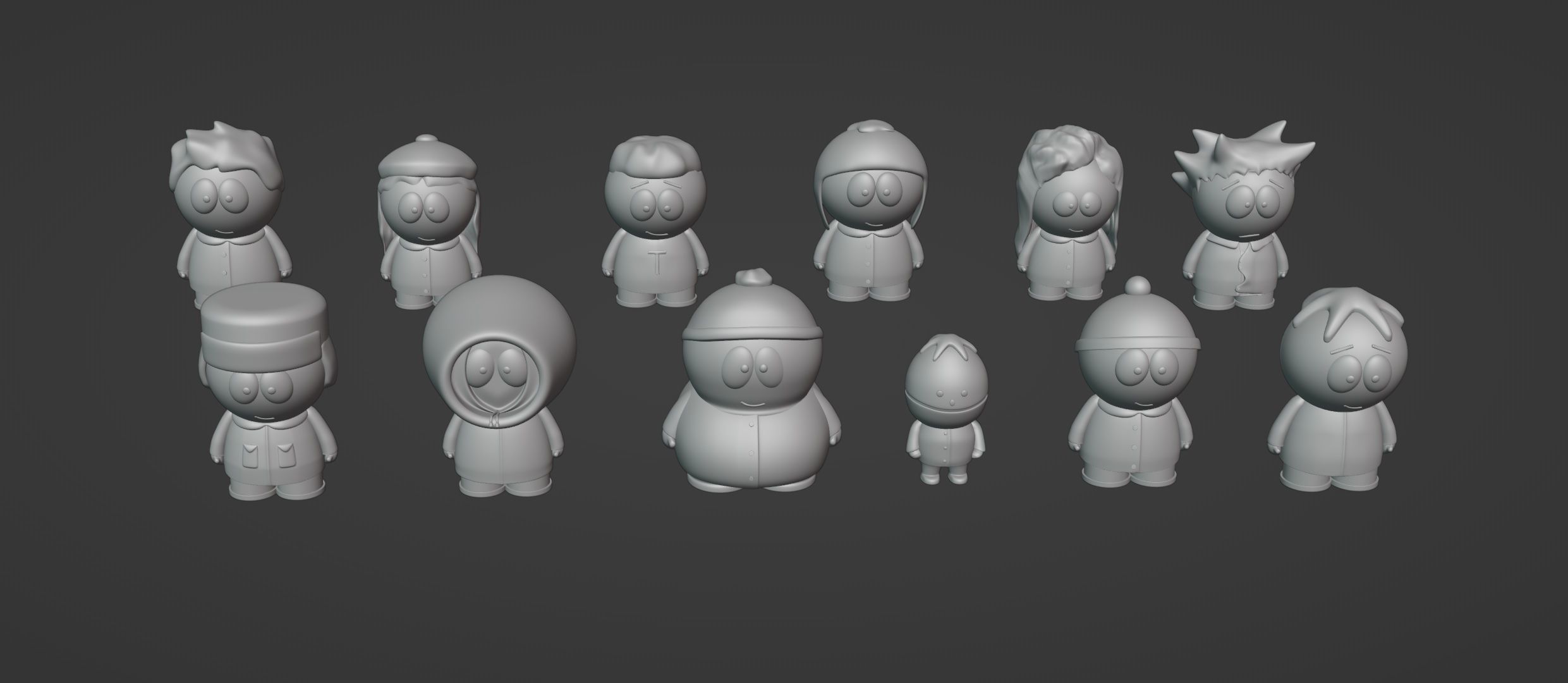 SouthPark Pack 3D model 3D printable | CGTrader