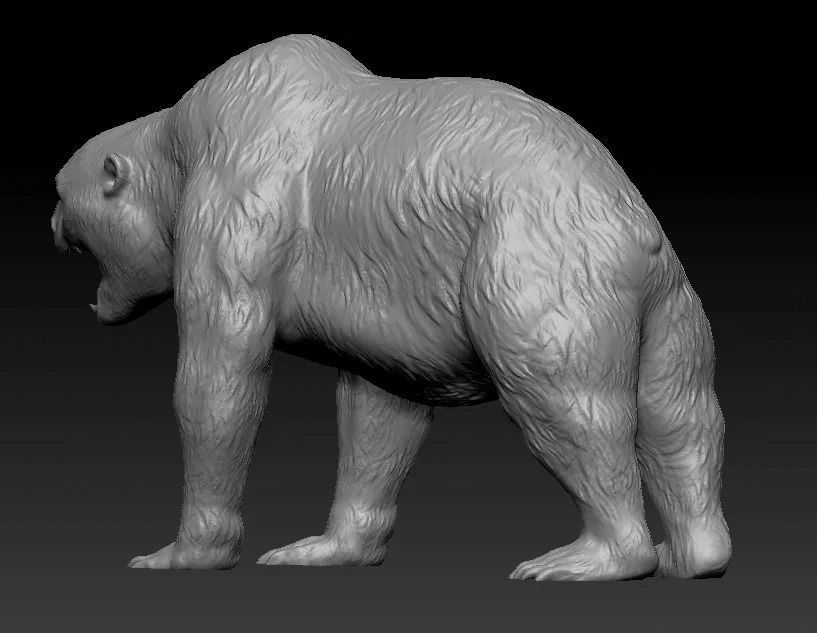 The Tuunbaq Spirit Bear Creature from The Terror 3D Print Model 3D ...