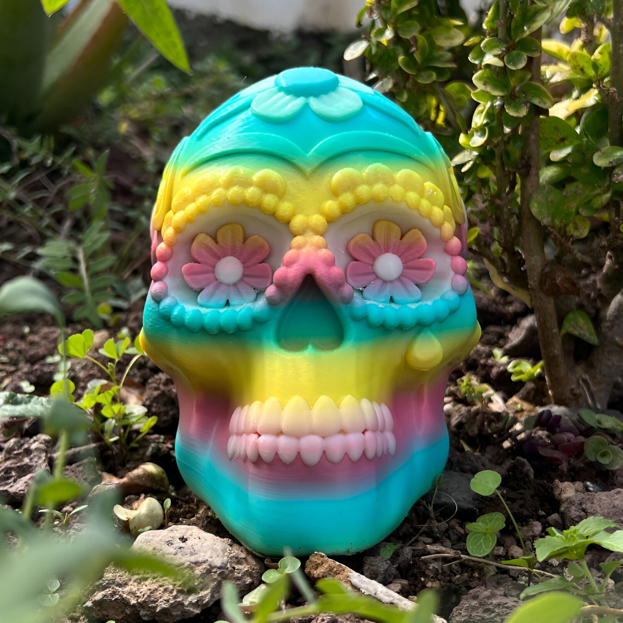 FRIDA KAHLO SUGAR SKULL 3D MODEL 3D model 3D printable | CGTrader