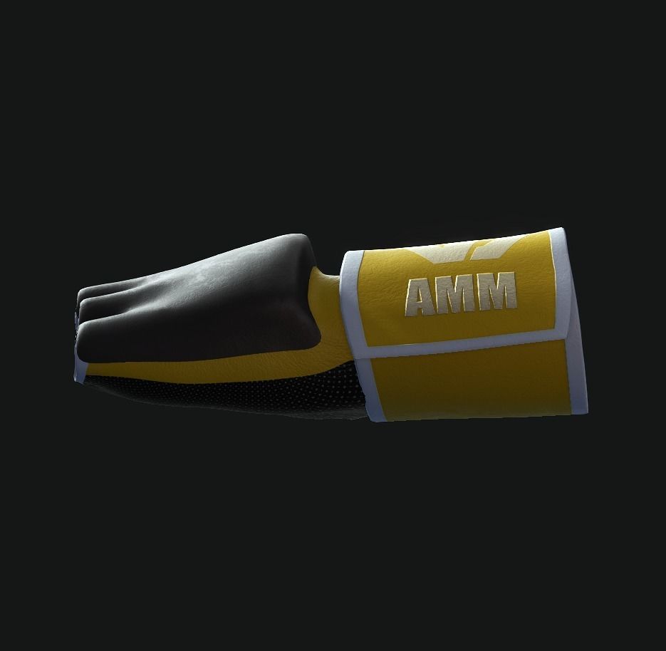 3D model MMA-Gloves-3 wrist sleeve VR / AR / low-poly | CGTrader