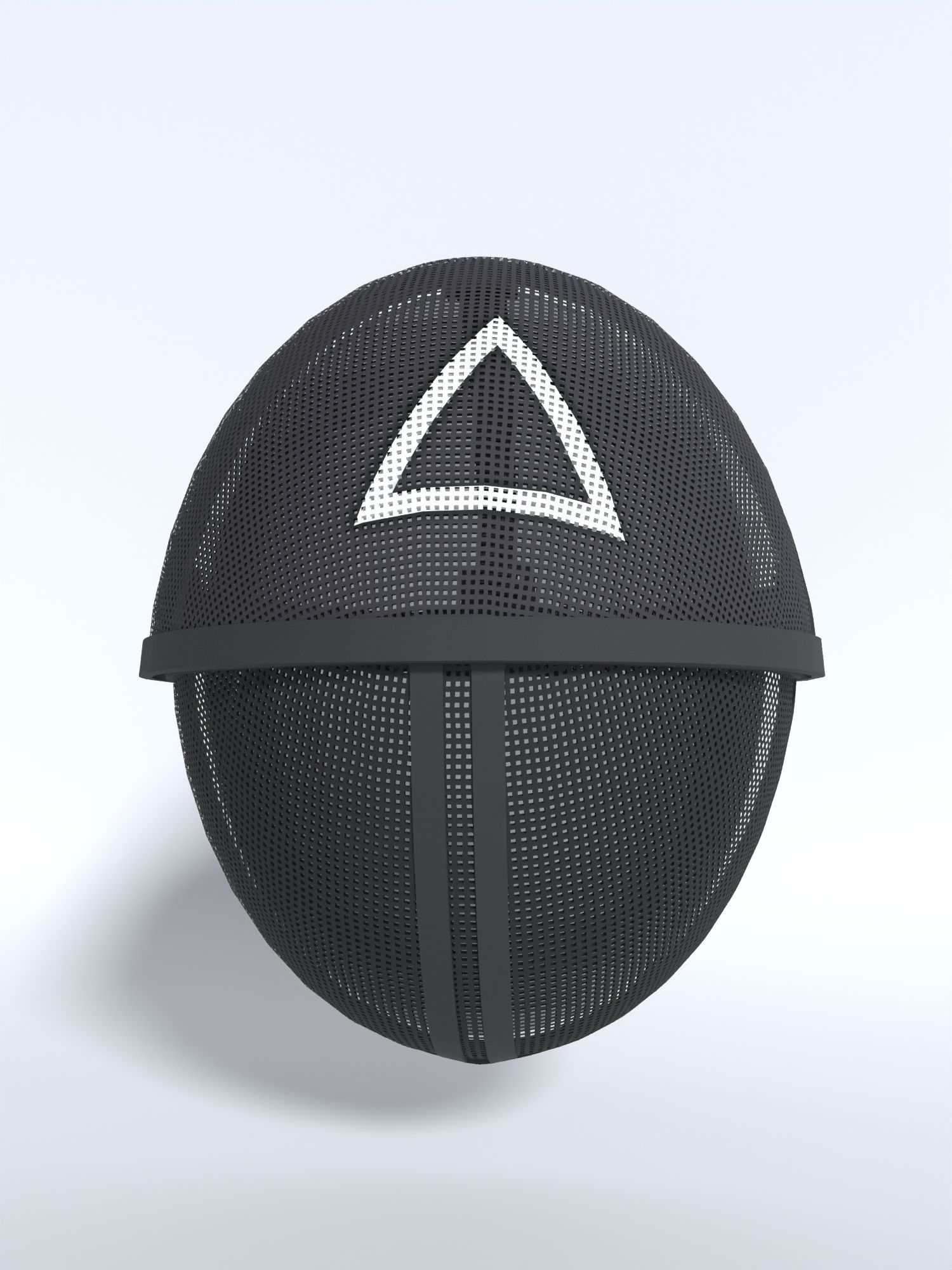 The mask from the TV series the squid game Netflix 3D model | CGTrader