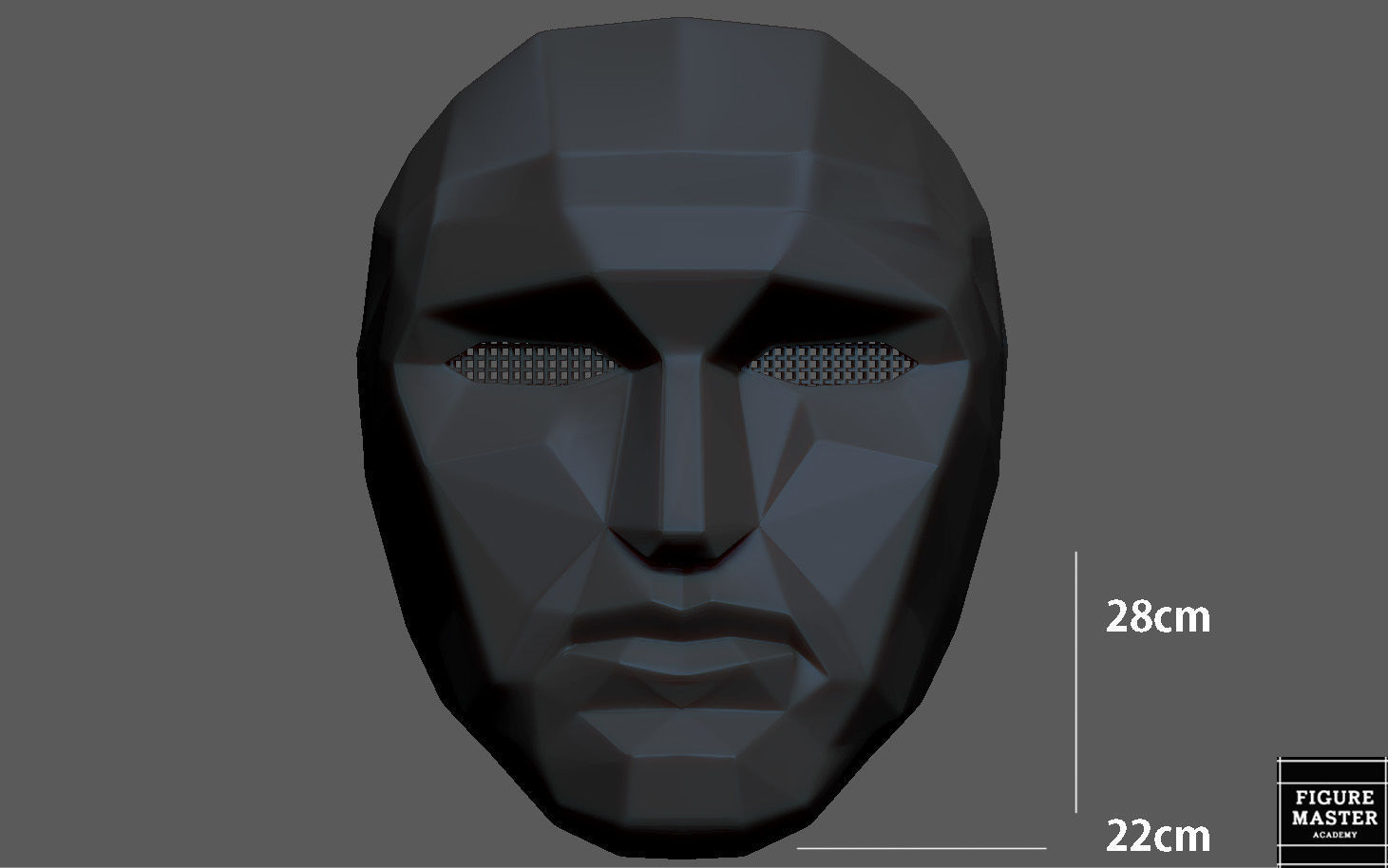 SQUID GAME MASK FRONT MAN LIFE SIZE COSPLAY NETFLIX 3D model 3D ...