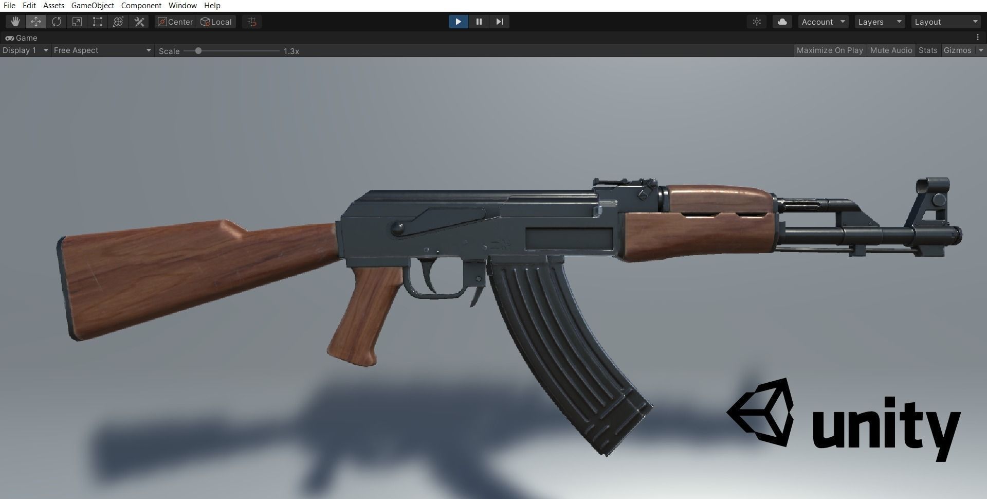 AK-47 PBR game ready free VR / AR / low-poly 3D model | CGTrader