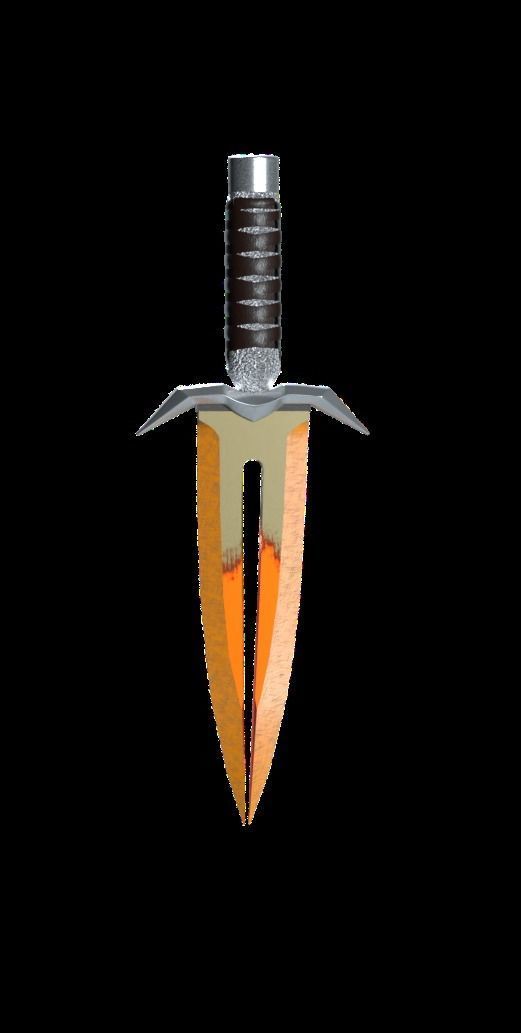 blade with two blades 3D model Blender 3D model | CGTrader