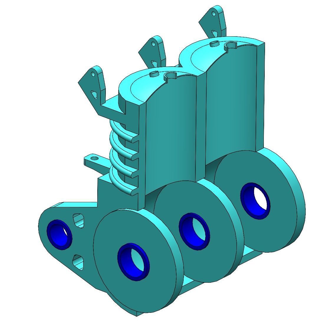 TWO STROKE ENGINE 3D model | CGTrader