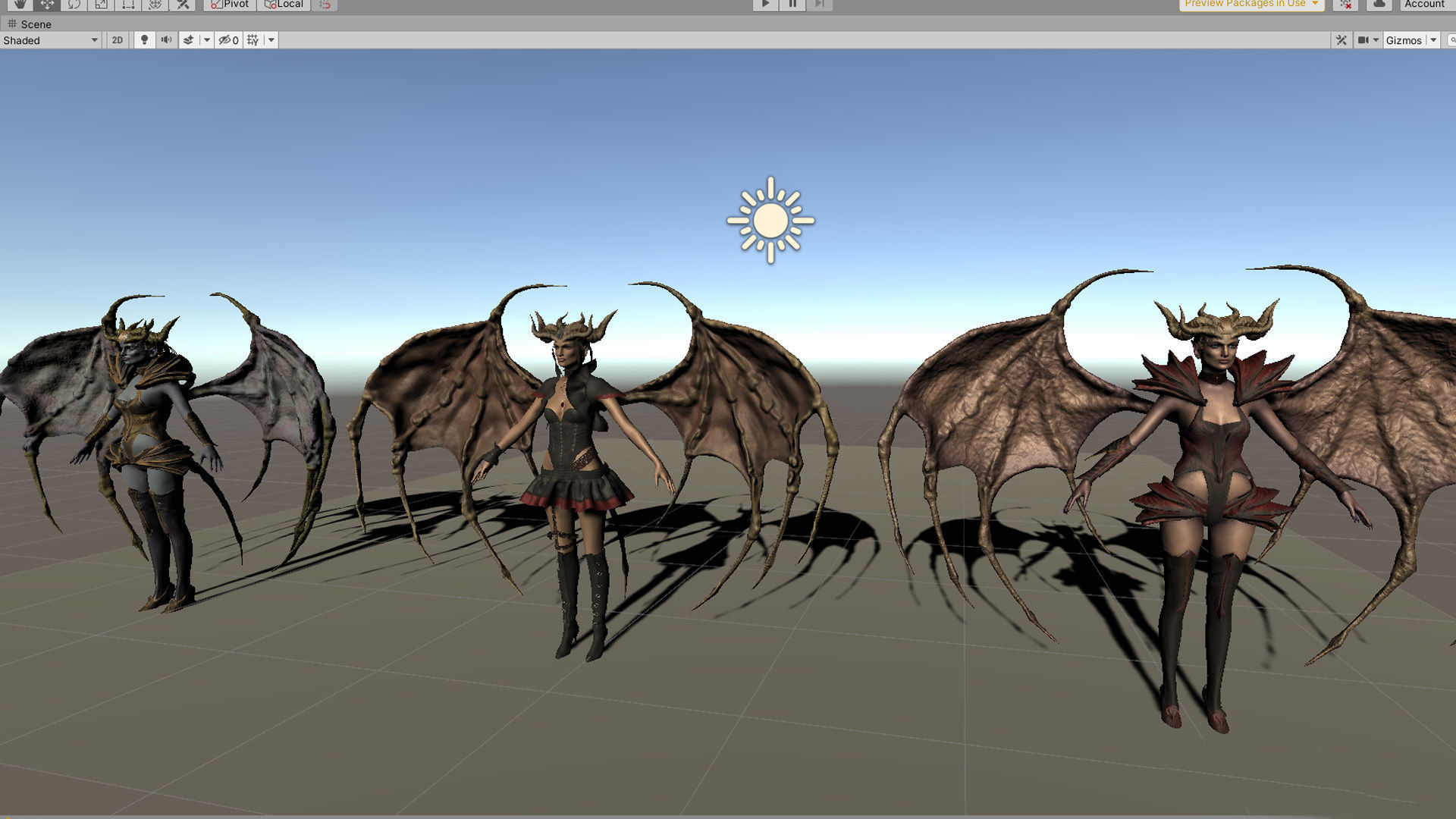 3D model Demon Lilith VR / AR / low-poly rigged animated | CGTrader