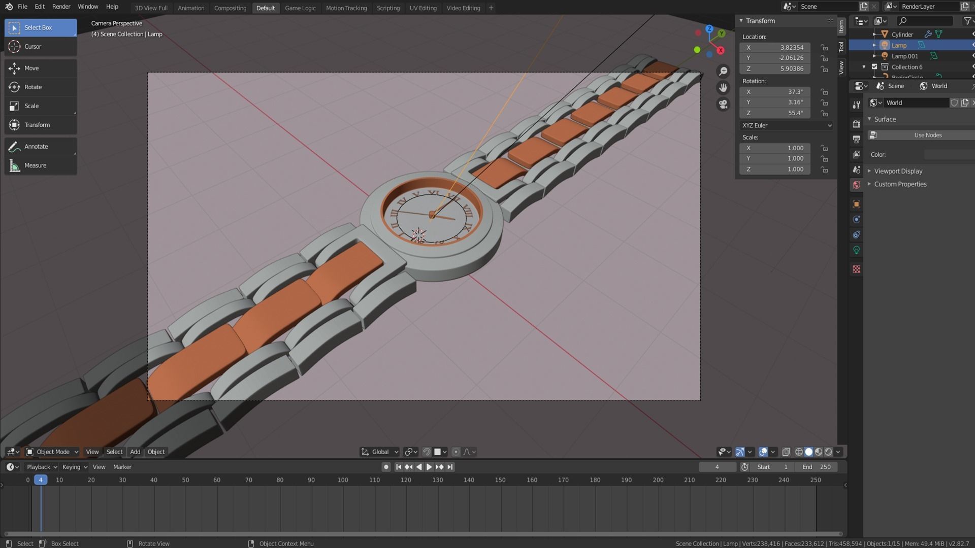 Realistic Watch Model 3D model | CGTrader