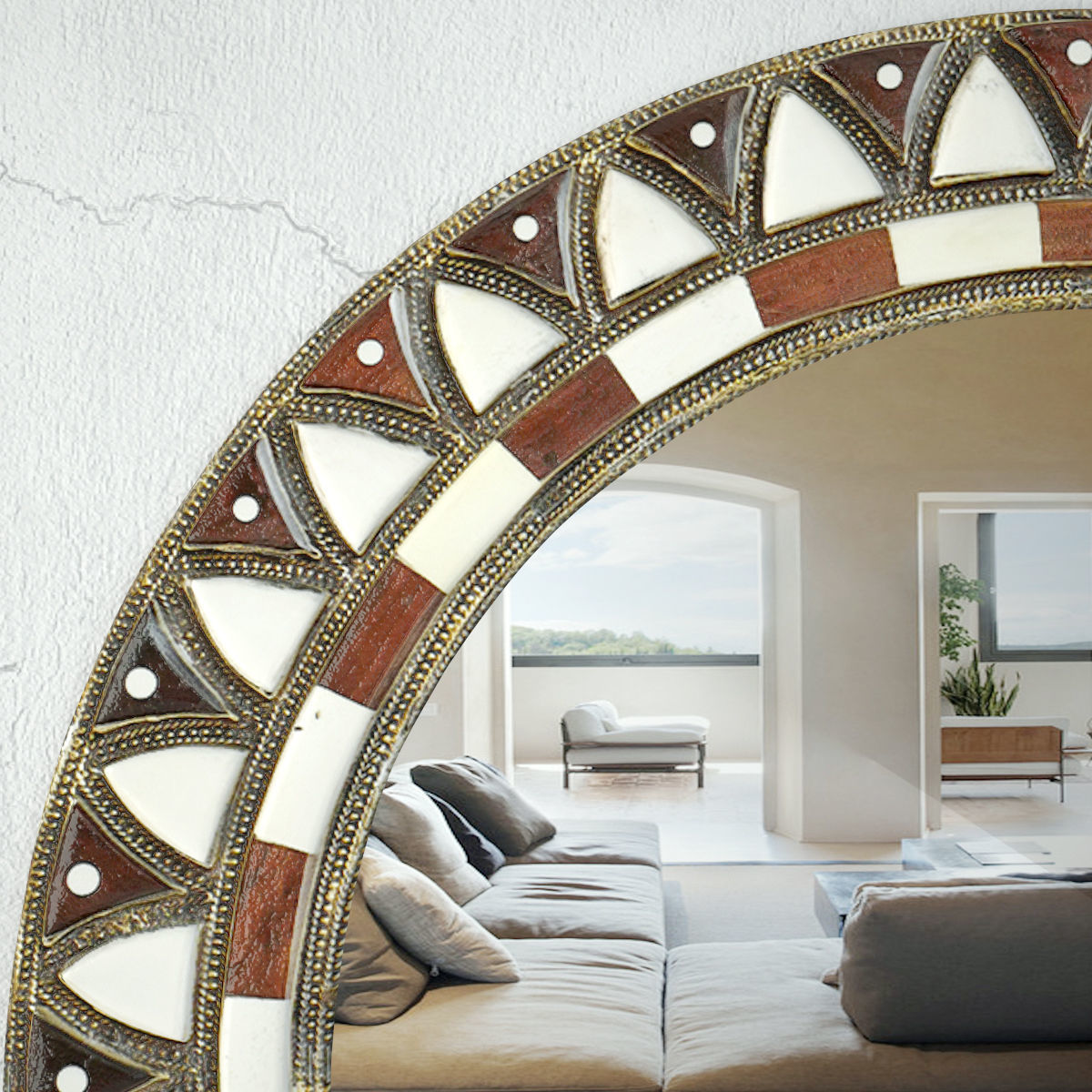 Inlay Round Mirror 3D model | CGTrader