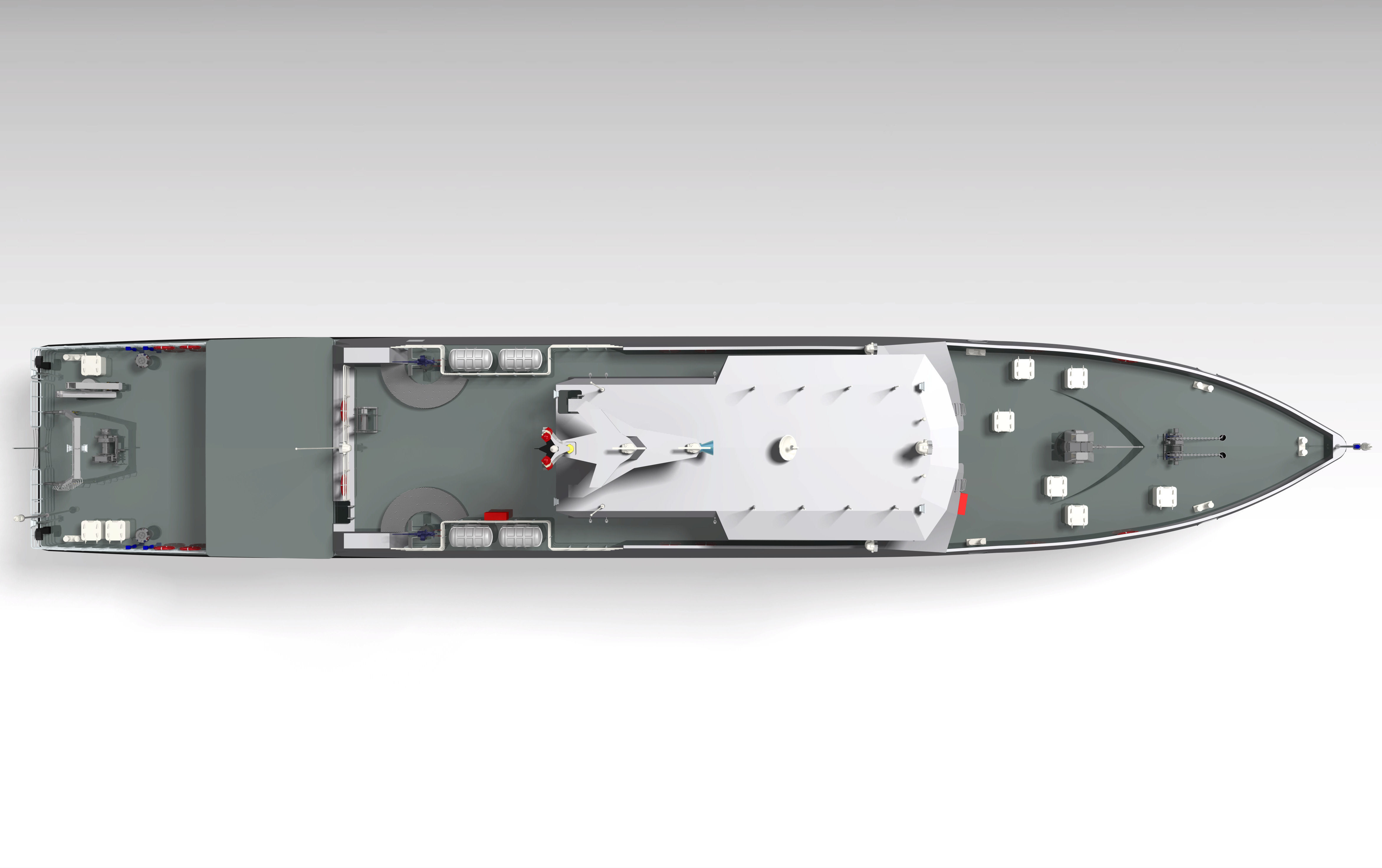 3D model Fast Patrol Boat Ship Vessel 45M VR / AR / low-poly | CGTrader