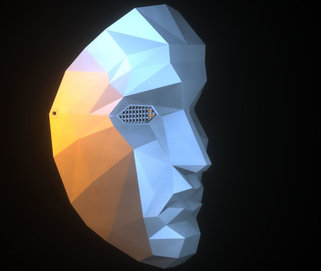 3D model Frontman Mask - Squid Game VR / AR / low-poly | CGTrader