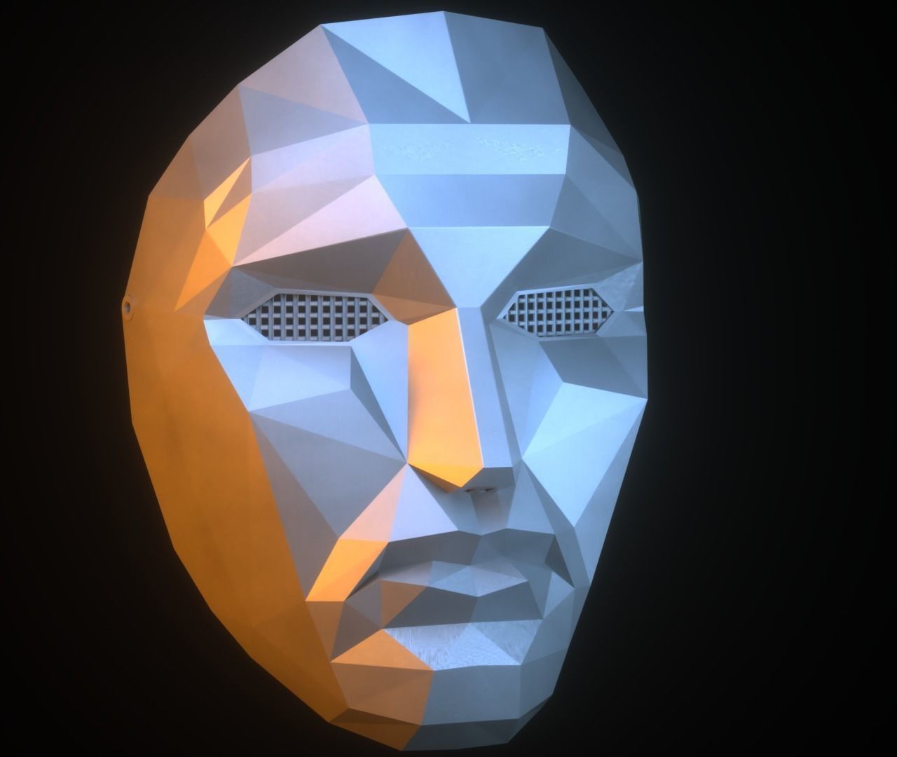 3D model Frontman Mask - Squid Game VR / AR / low-poly | CGTrader
