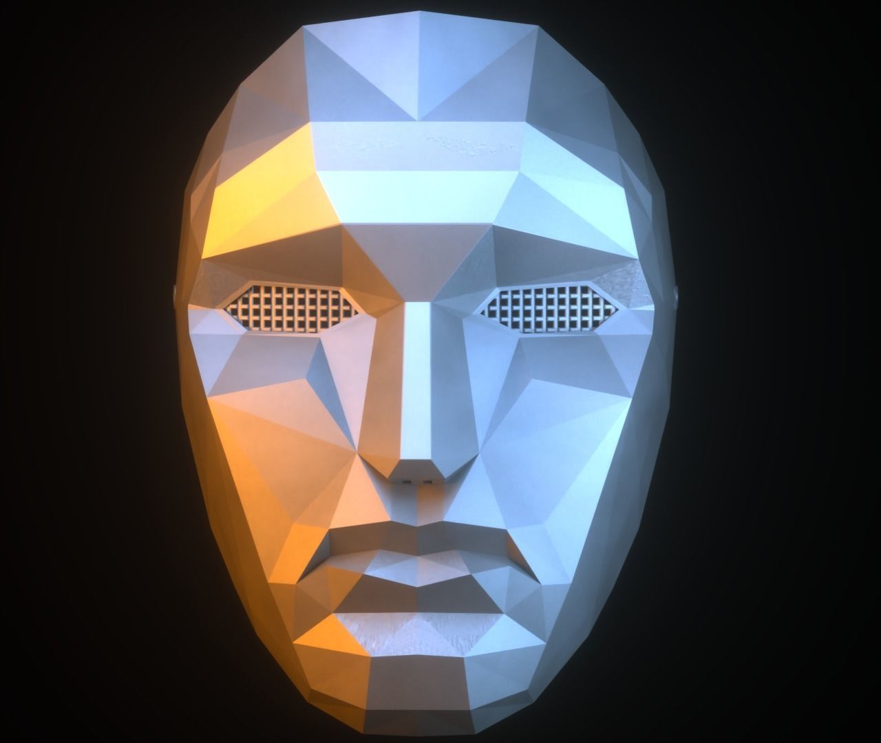 3D model Frontman Mask - Squid Game VR / AR / low-poly | CGTrader