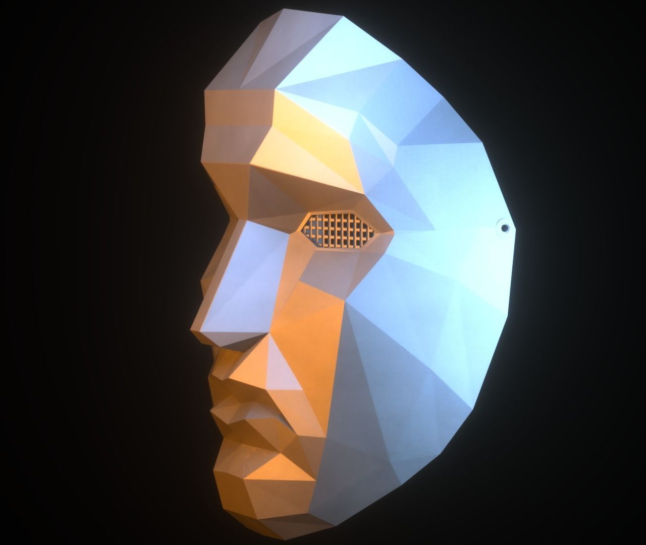 3D model Frontman Mask - Squid Game VR / AR / low-poly | CGTrader