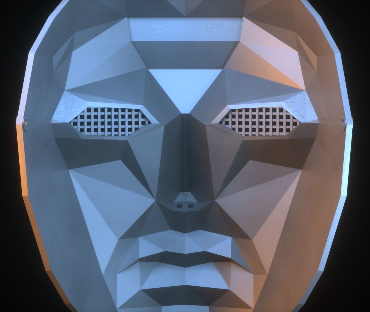 3D model Frontman Mask - Squid Game VR / AR / low-poly | CGTrader