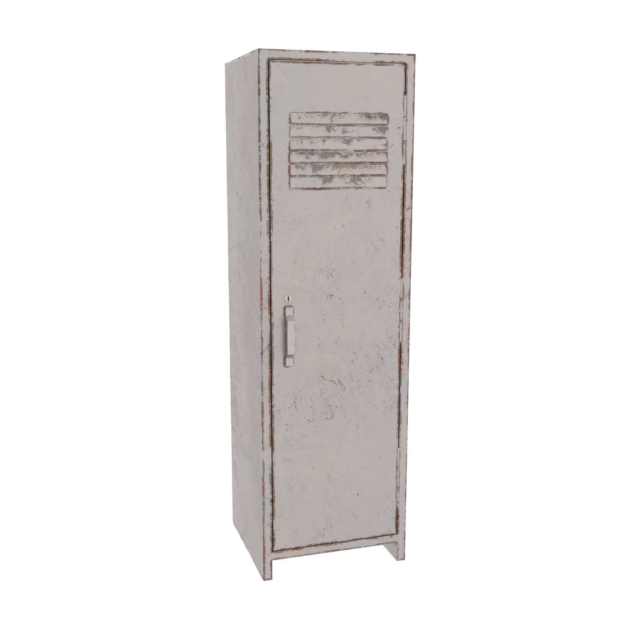 Rusty Dusty Locker 3D model | CGTrader