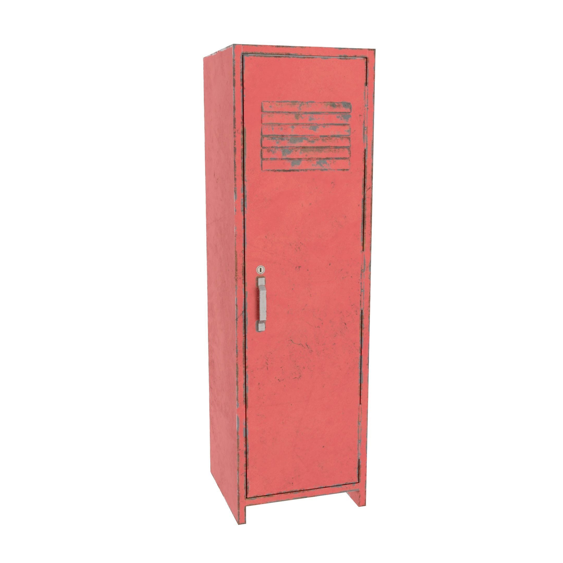 Rusty Dusty Locker 3D model | CGTrader