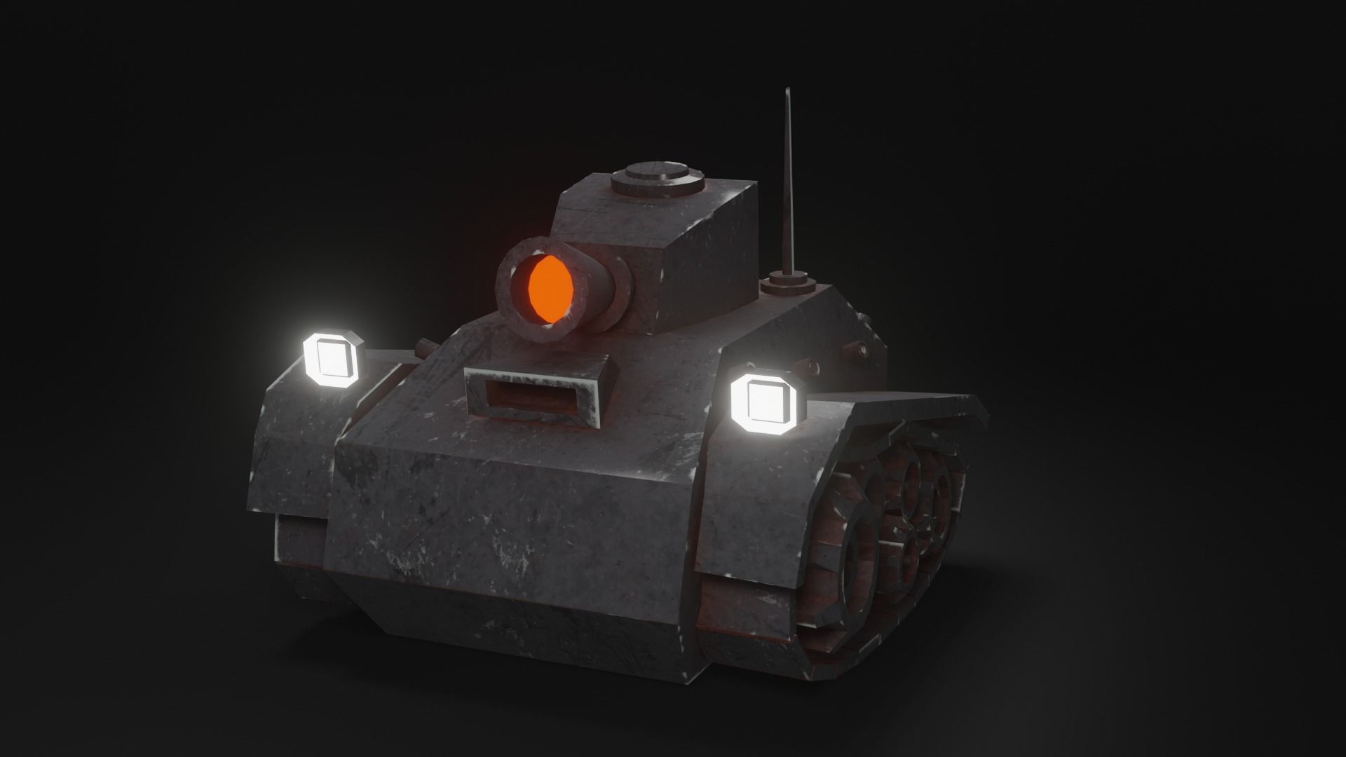 3D model Stylized Low Poly Tank VR / AR / low-poly | CGTrader