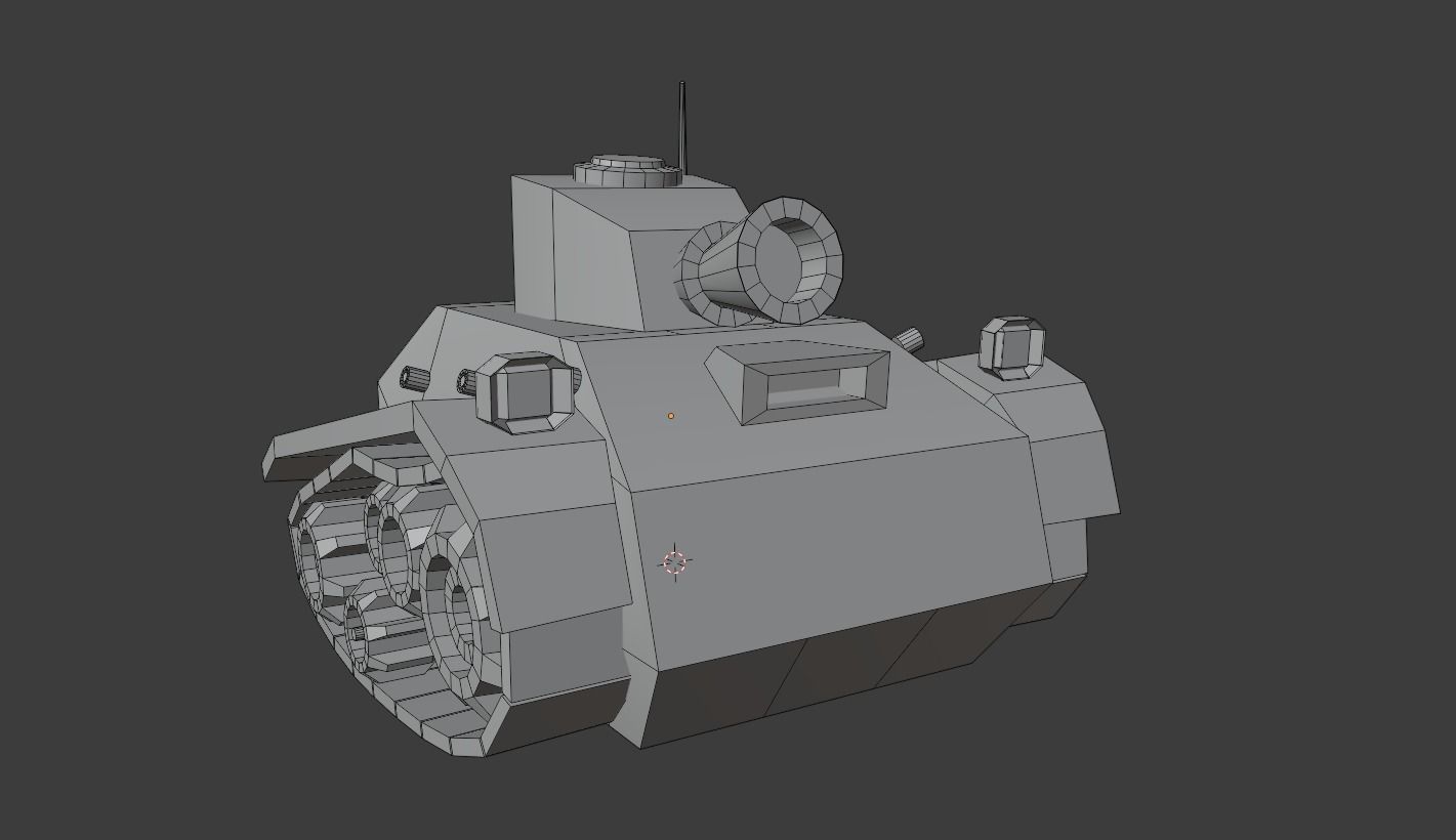 3D model Stylized Low Poly Tank VR / AR / low-poly | CGTrader