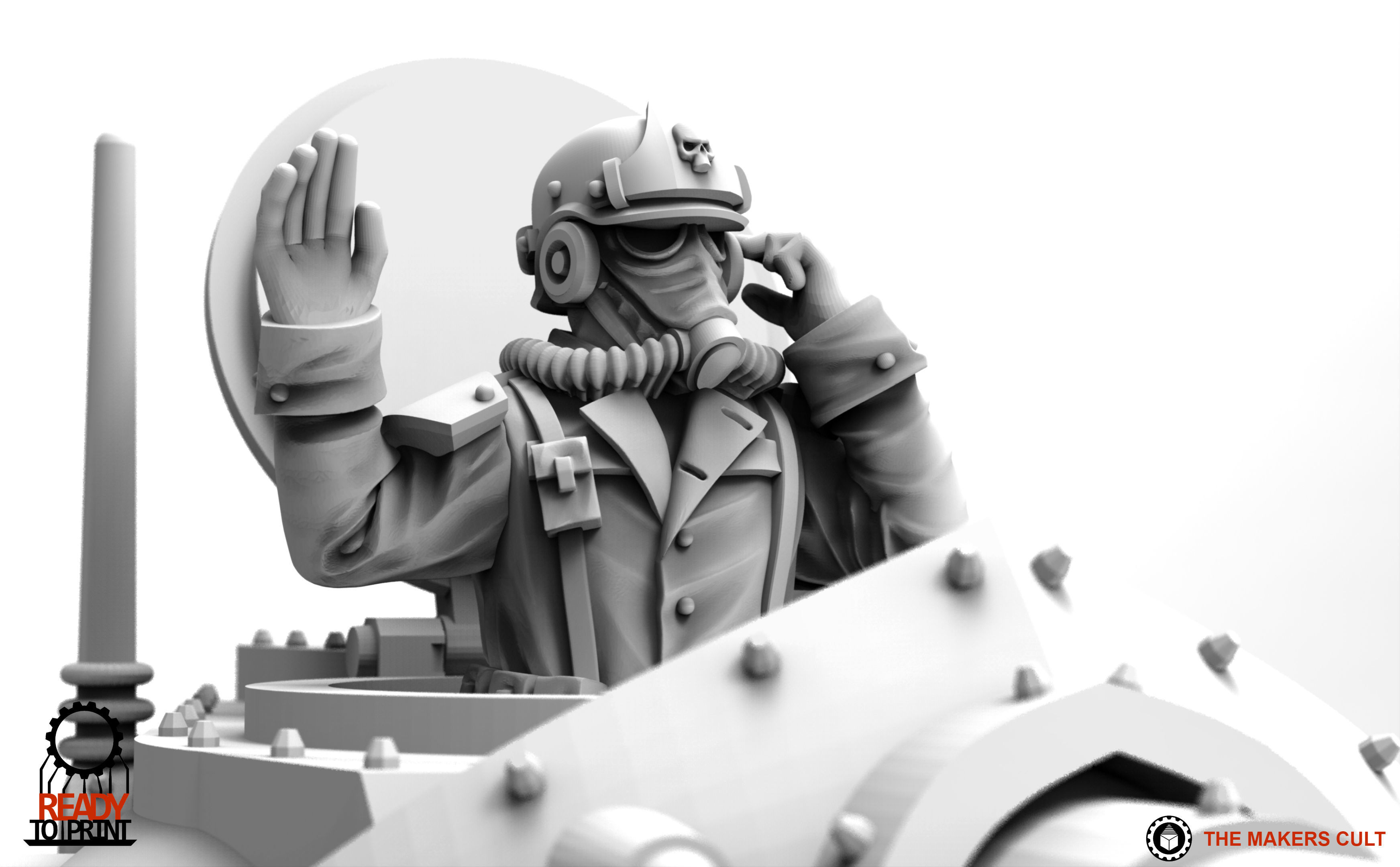 Valour Korps - Tank Commanders 3D model 3D printable | CGTrader