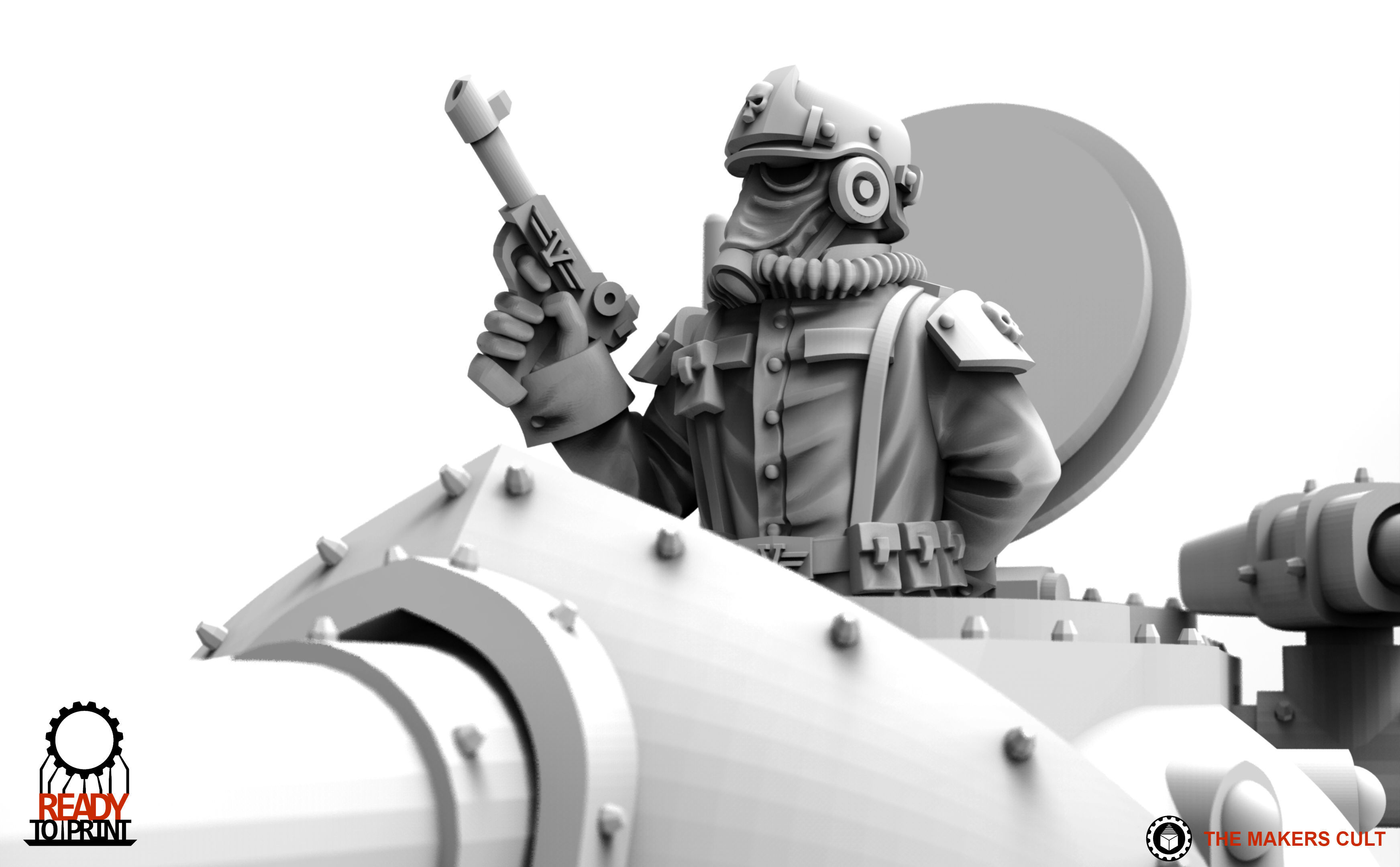 Valour Korps - Tank Commanders 3D model 3D printable | CGTrader