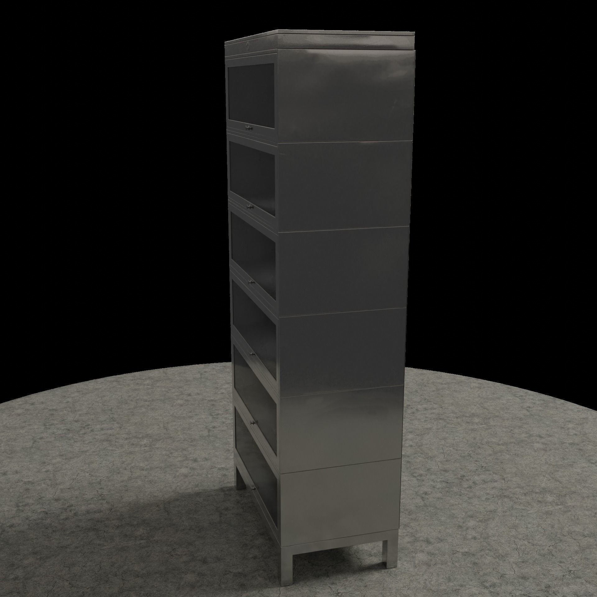 3D model Metallic Closet VR / AR / low-poly | CGTrader