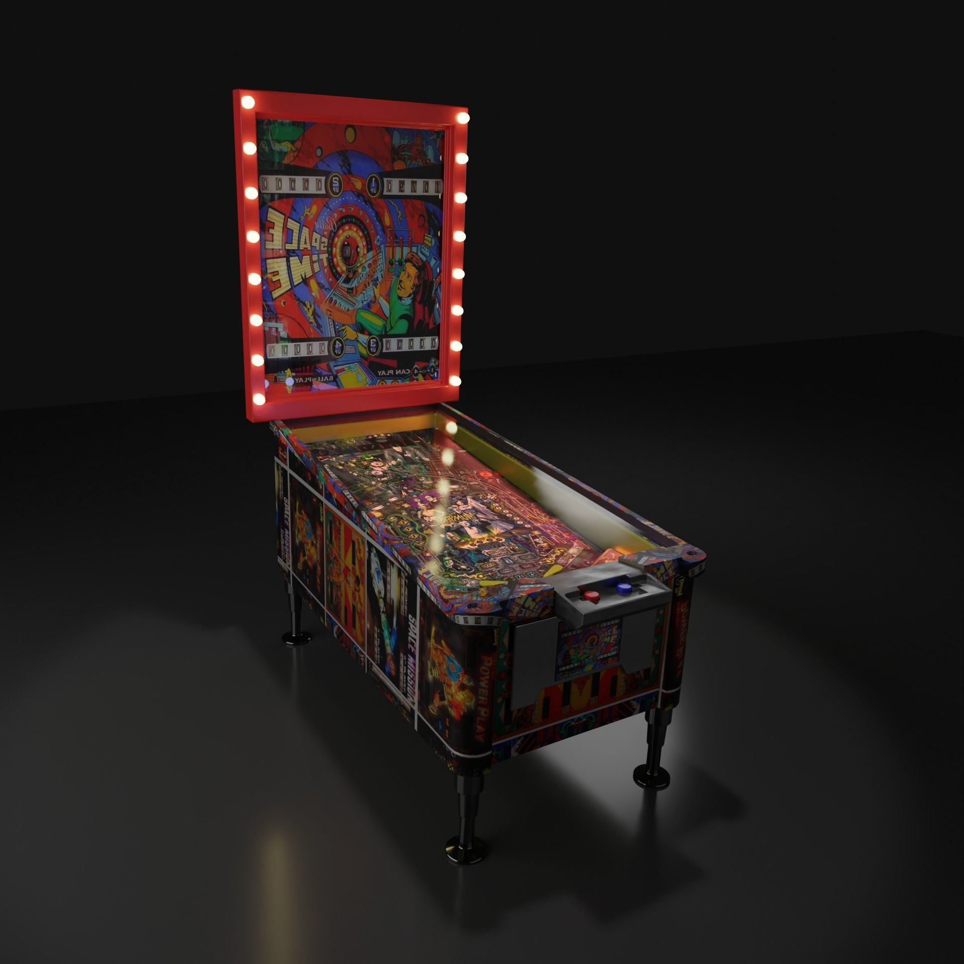 Pinball Machine 3D model | CGTrader