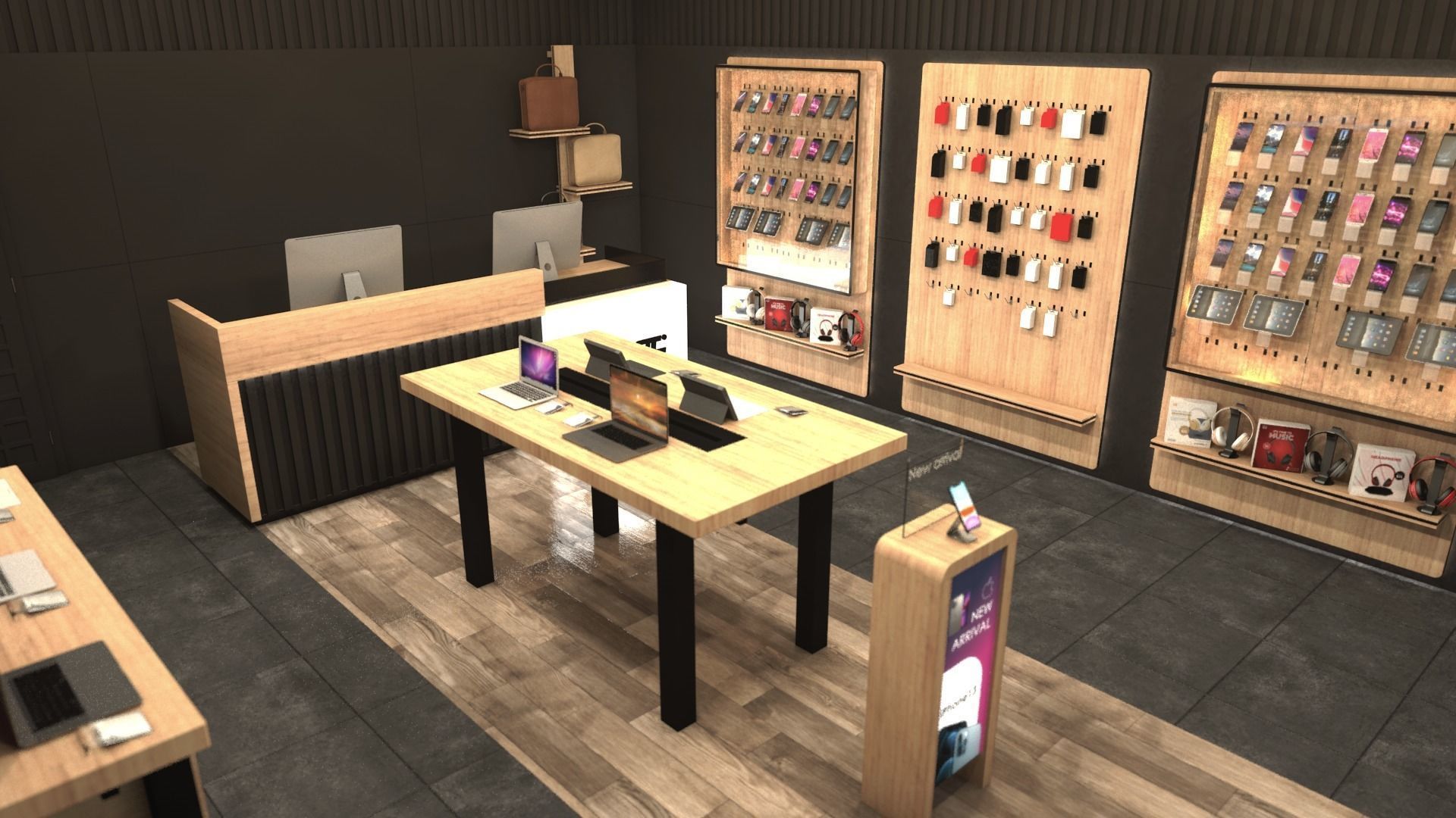 iSmart electronics shop 3D model | CGTrader