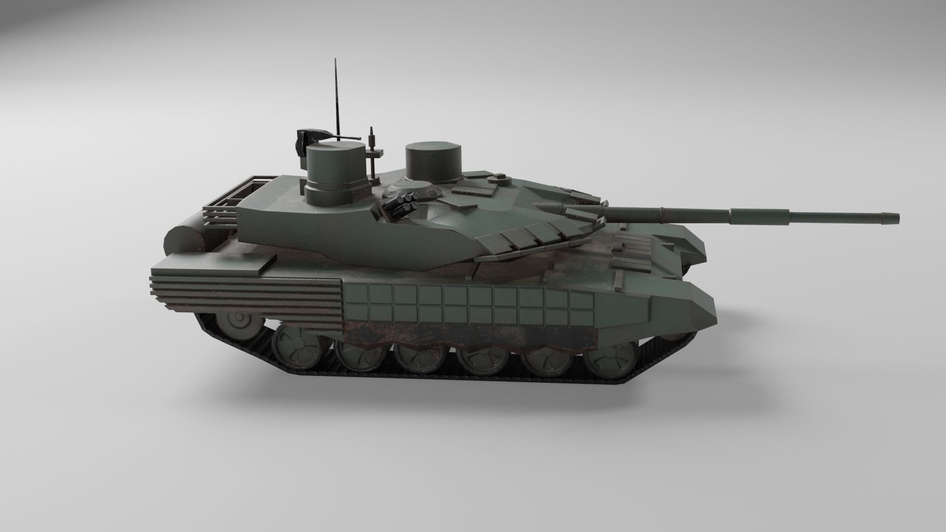 3D model T90 tank VR / AR / low-poly | CGTrader