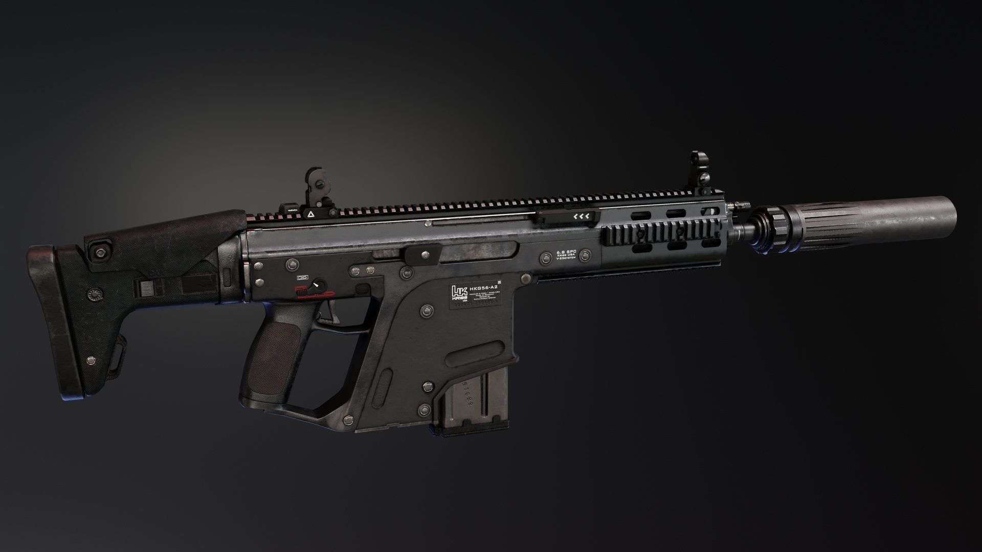 3D model HK G56 VR / AR / low-poly | CGTrader