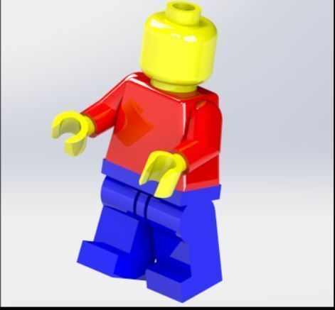 lego character 3D model 3D printable | CGTrader