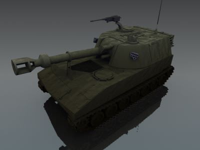 M109 Self Propelled Gun 3D model | CGTrader