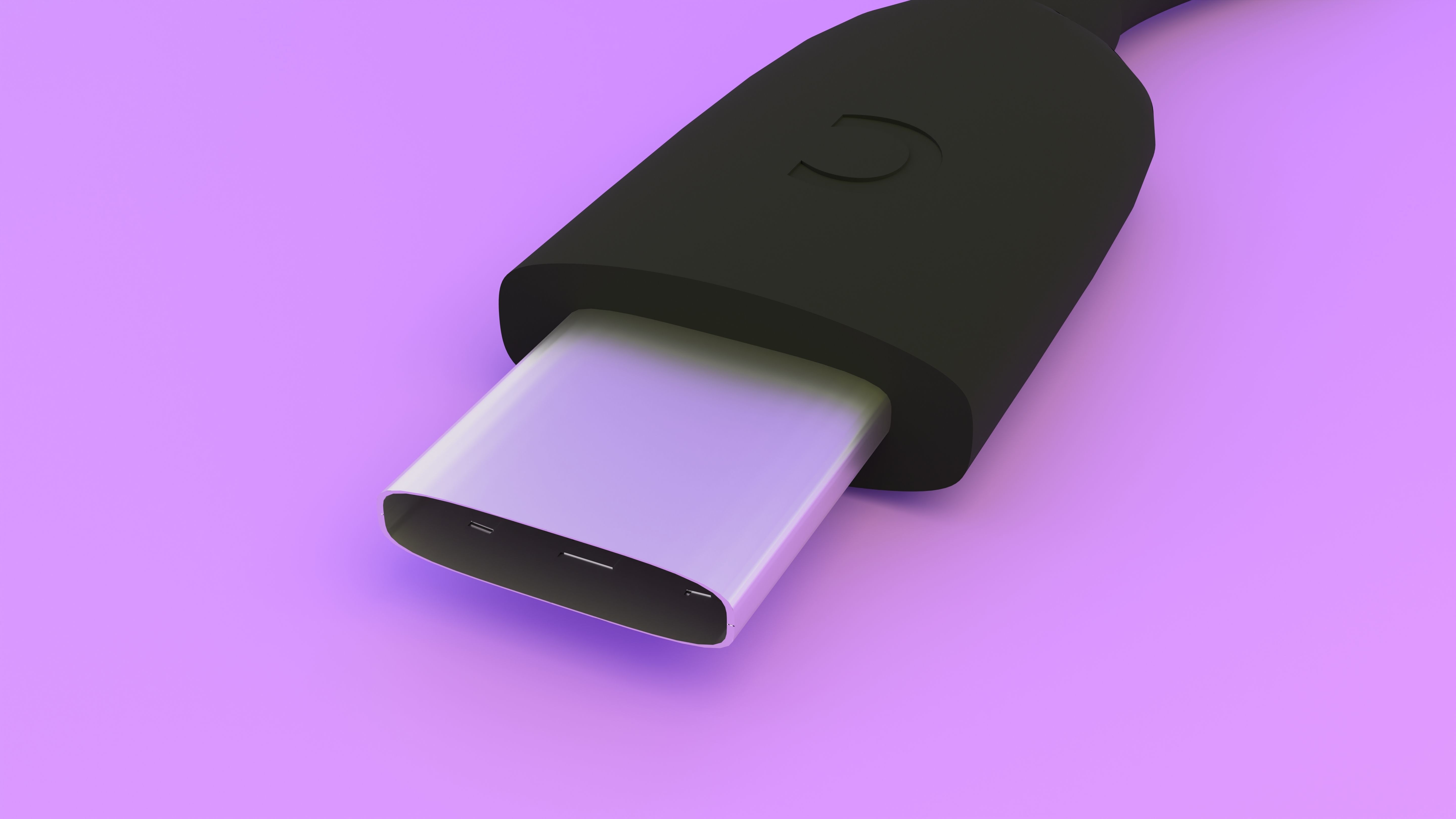 Usb type C cable free 3D model | CGTrader