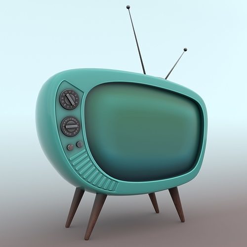 3D model Stylized TV VR / AR / low-poly | CGTrader