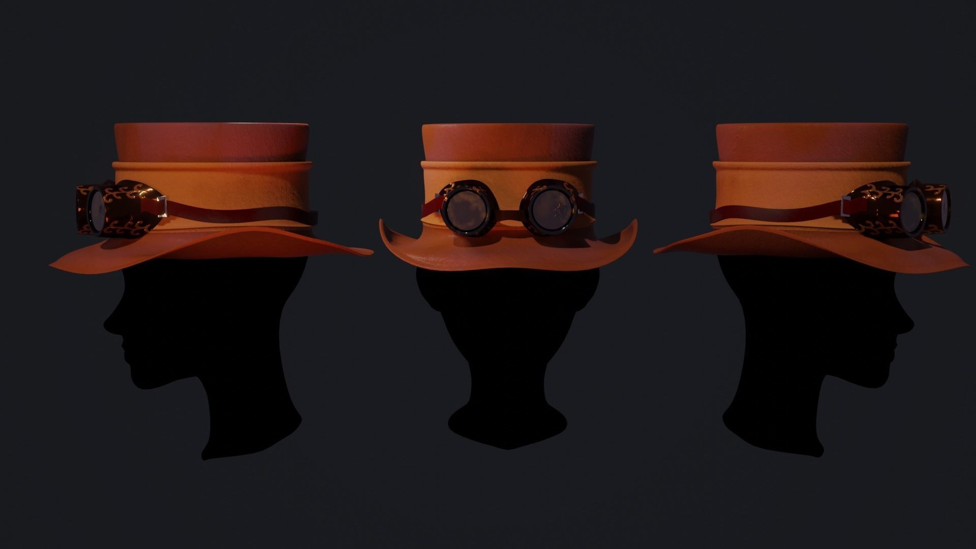 3D model Pack hats 05 models VR / AR / low-poly | CGTrader