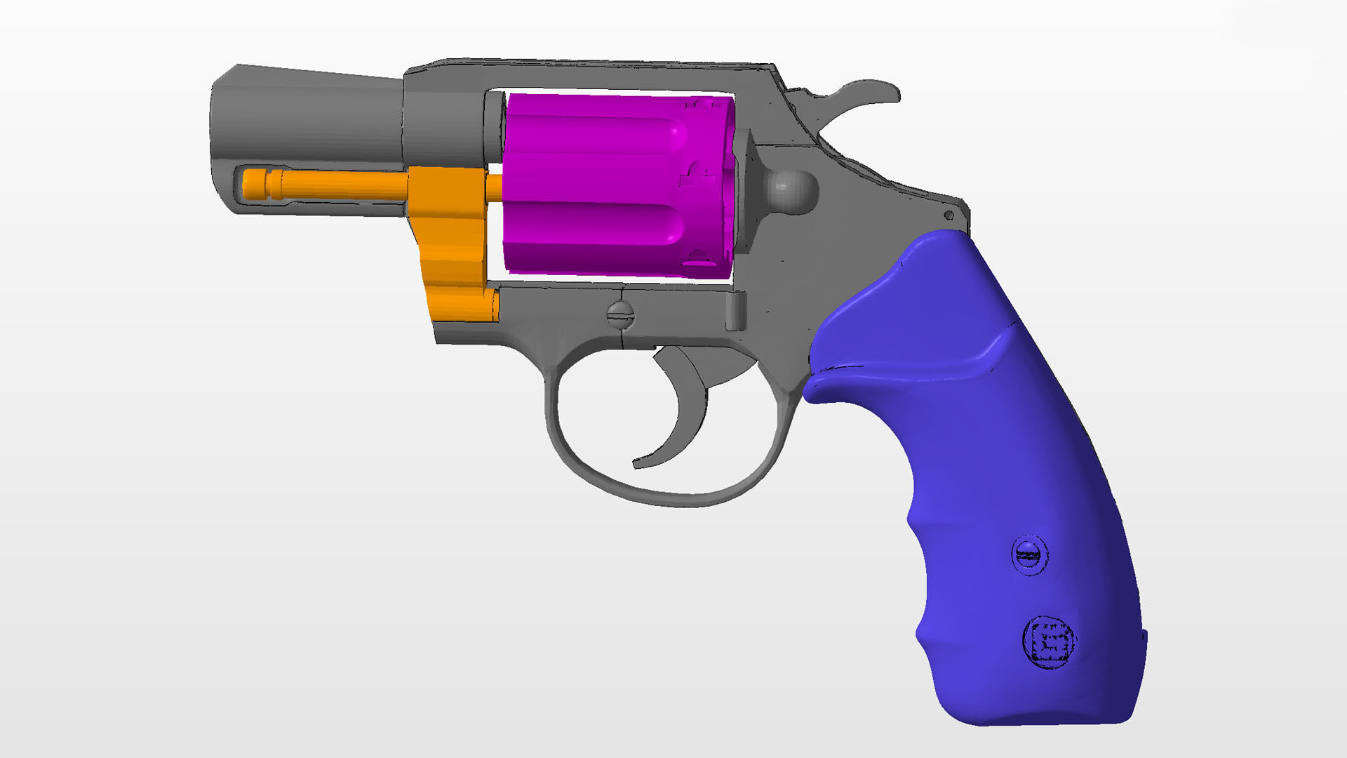 Colt Revolver 3D Model 3D model | CGTrader