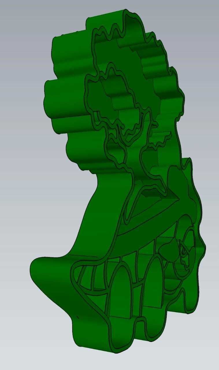 Amazing Pokemon Torterra Cookie Cutter Stamp Cake Decorating 3D model ...