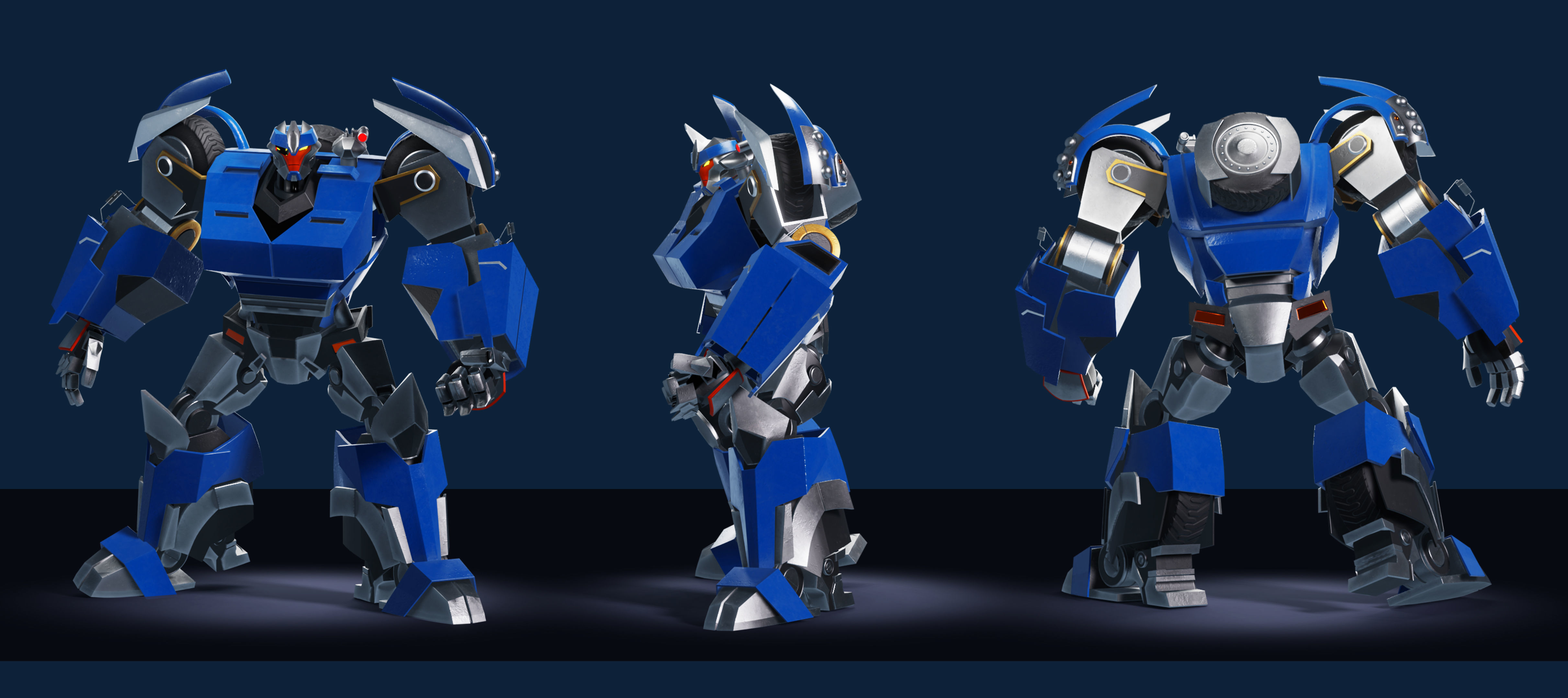 3D model Breakdown Transformers Prime Character Rig VR / AR / low-poly ...