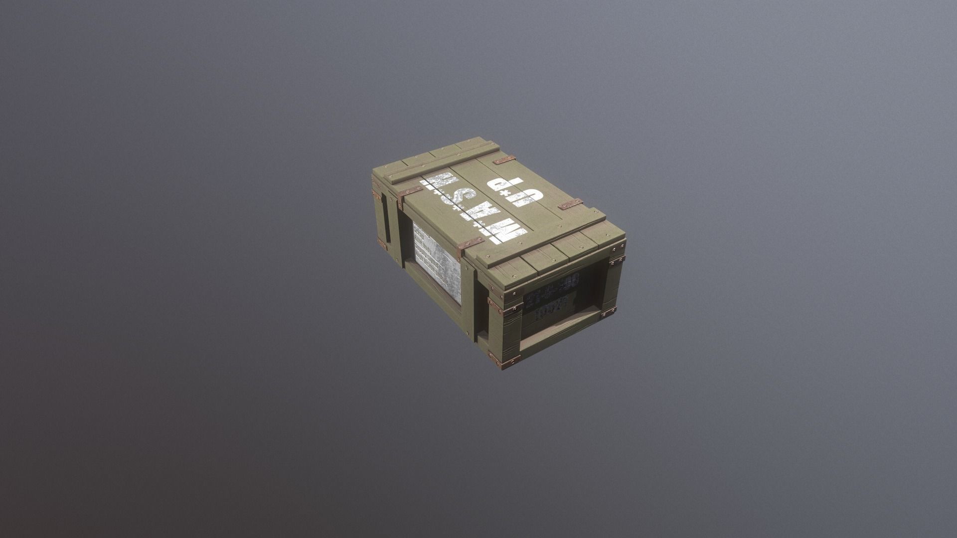 Militry Crate free VR / AR / low-poly 3D model | CGTrader
