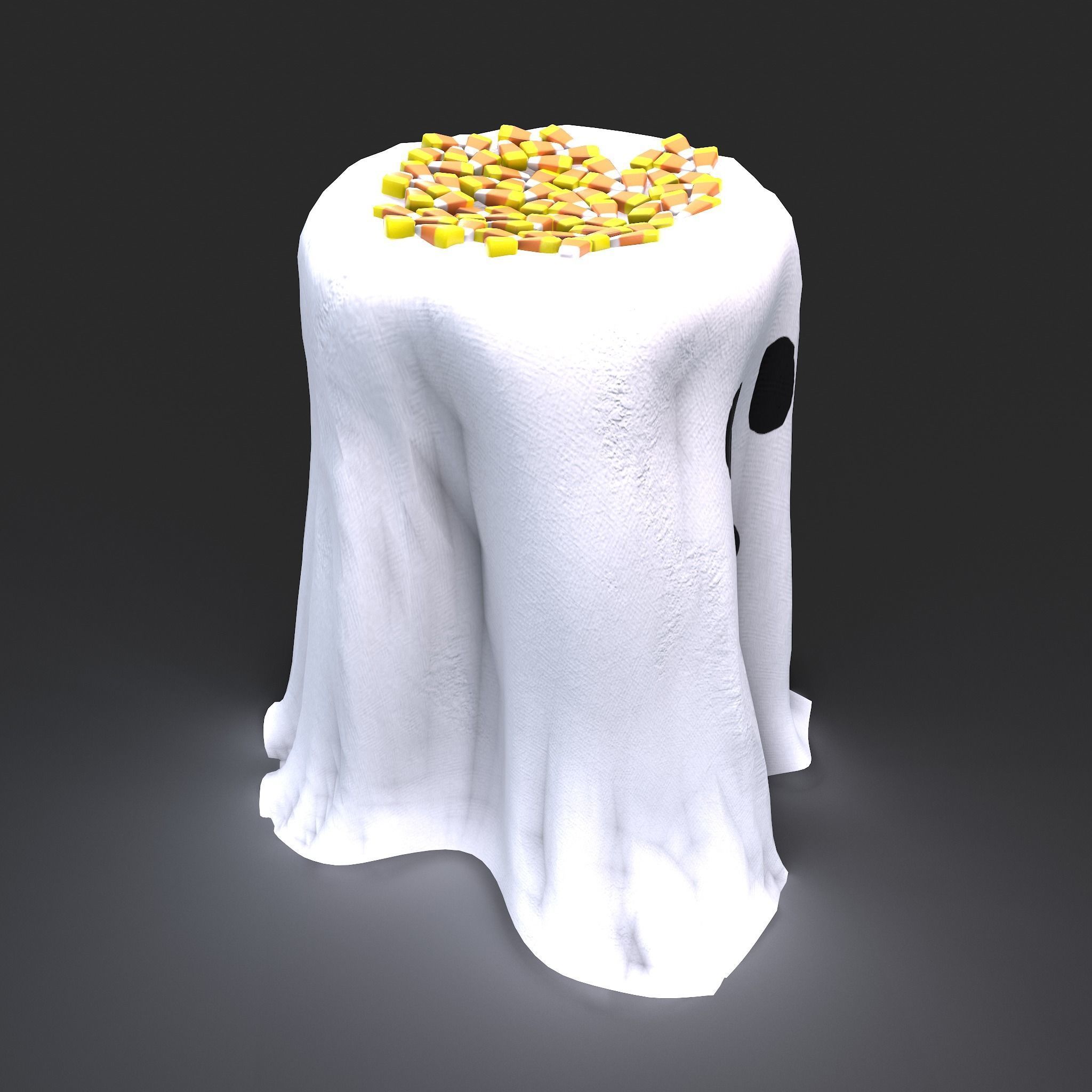 3D model Ghost Table VR / AR / low-poly | CGTrader