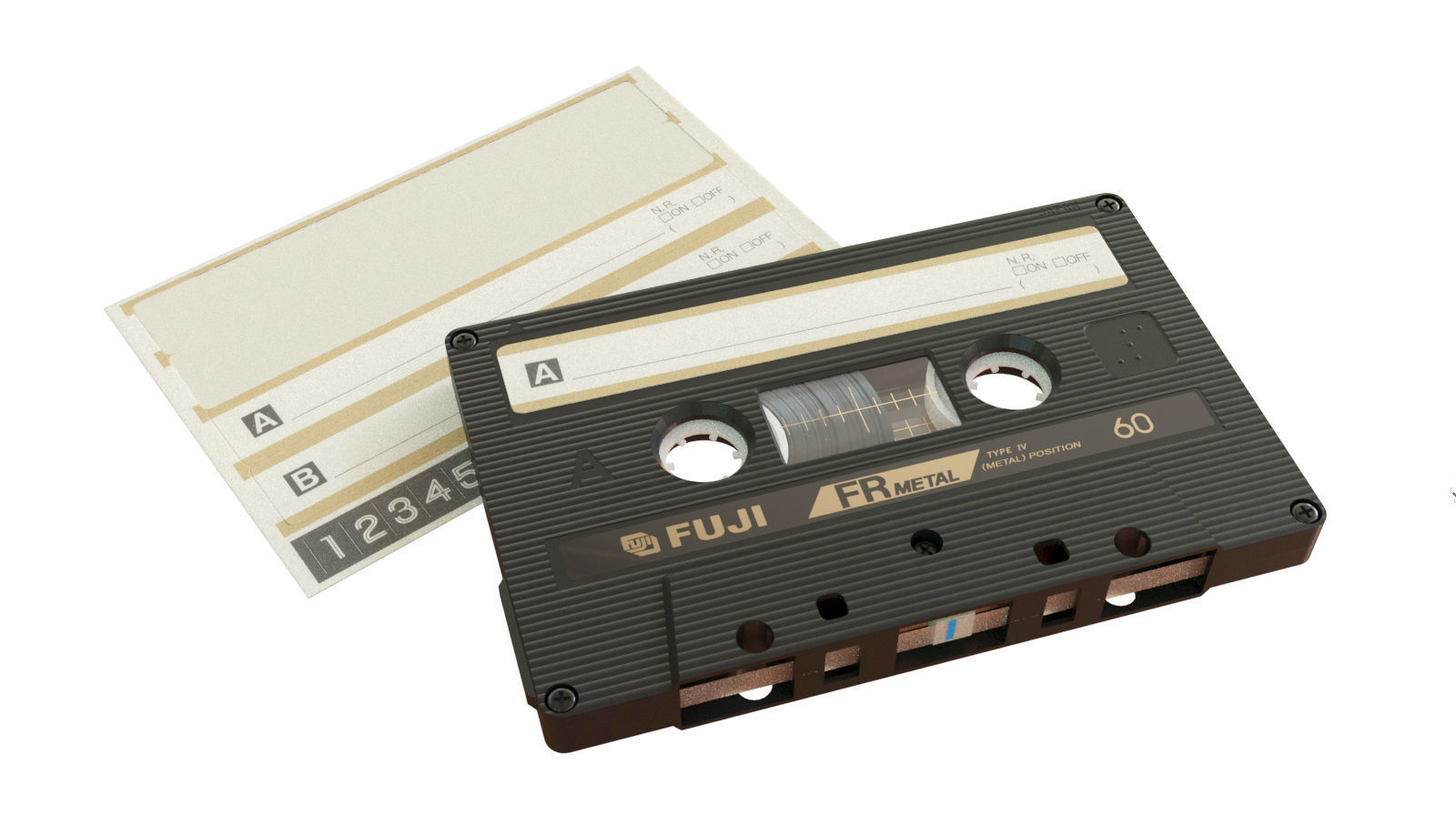Fuji Audio Tape 3D model | CGTrader
