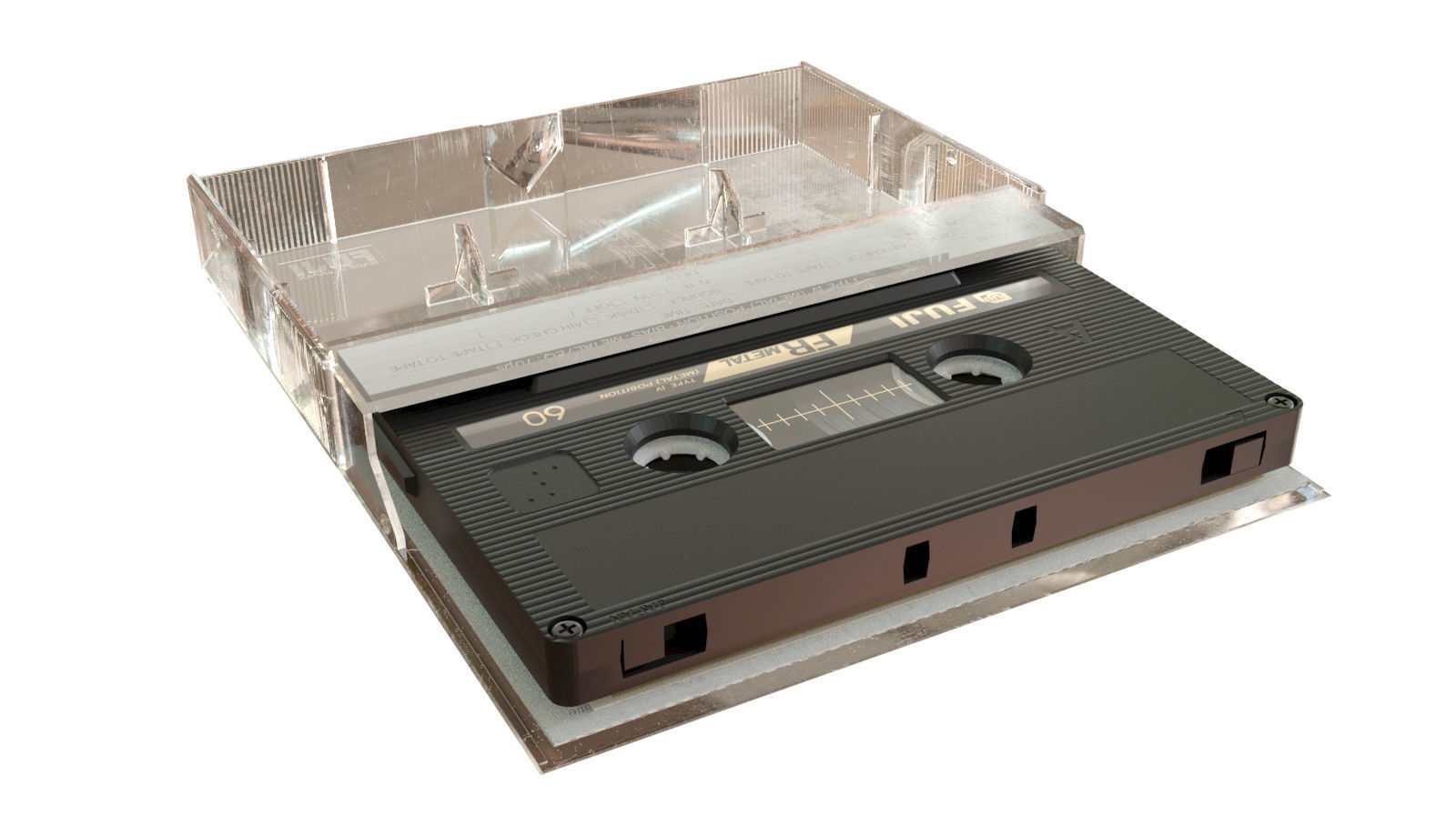Fuji Audio Tape 3D model | CGTrader