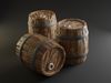 Fantasy Barrels - Free free VR / AR / low-poly 3D model | CGTrader