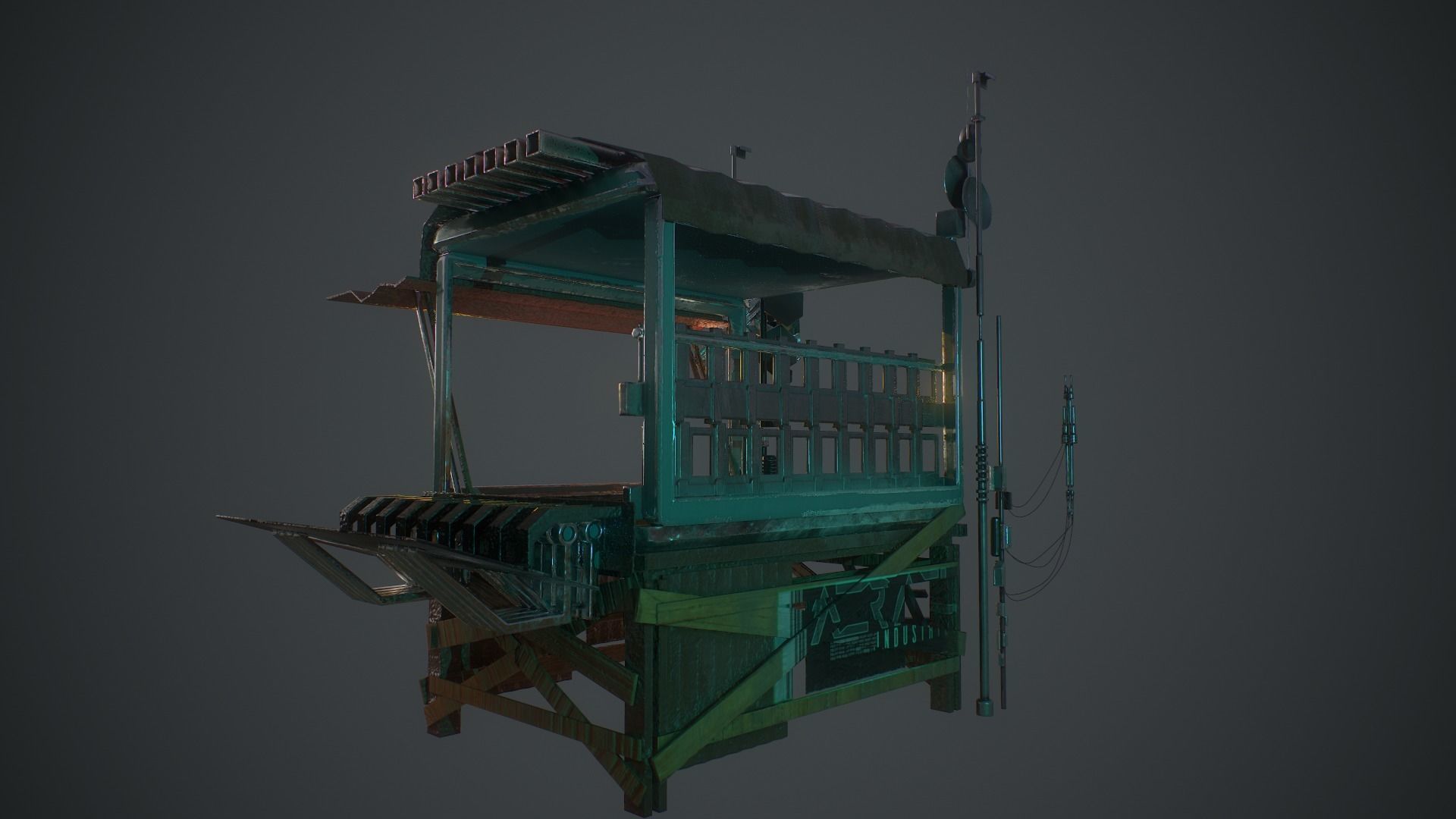 3D model Repair Shop VR / AR / low-poly | CGTrader